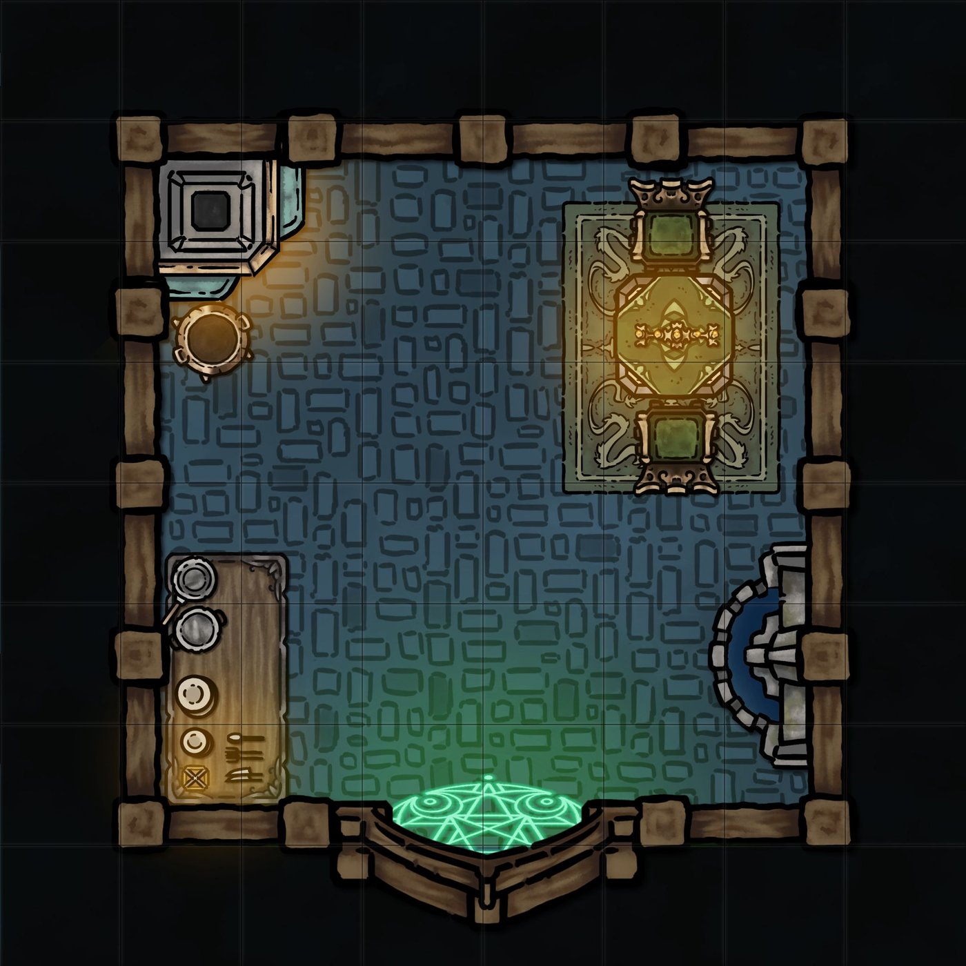 Demiplane Kitchen and Dining Room | Inkarnate - Create Fantasy Maps Online