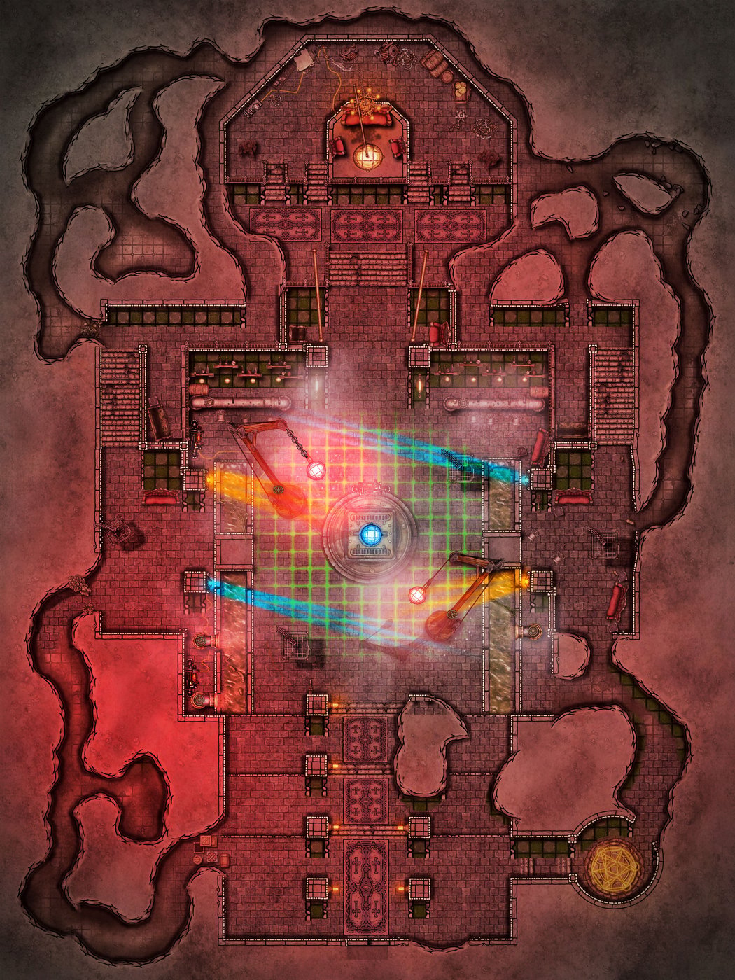 Underground Night Club | Inkarnate - Create Fantasy Maps Online