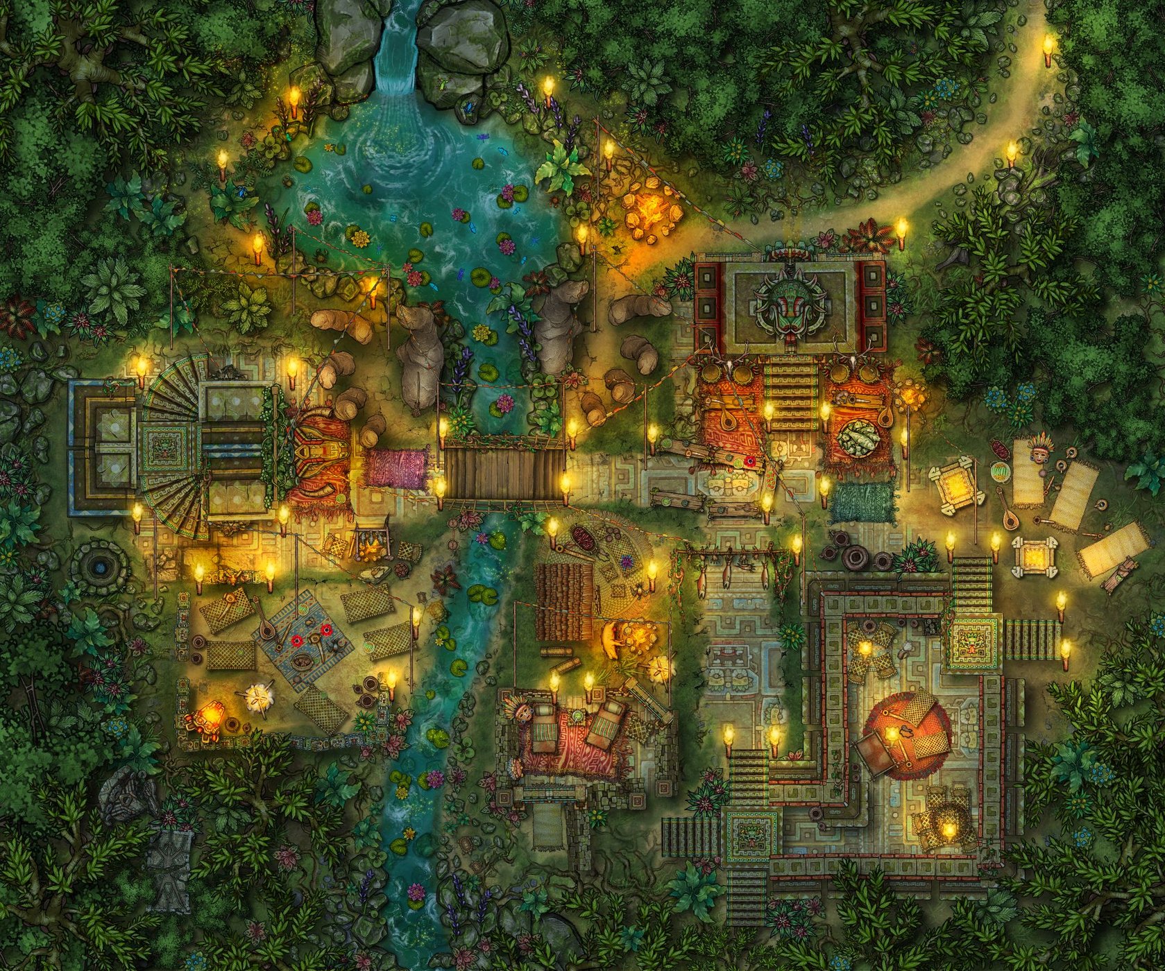 Festival Ritual map | Inkarnate - Create Fantasy Maps Online