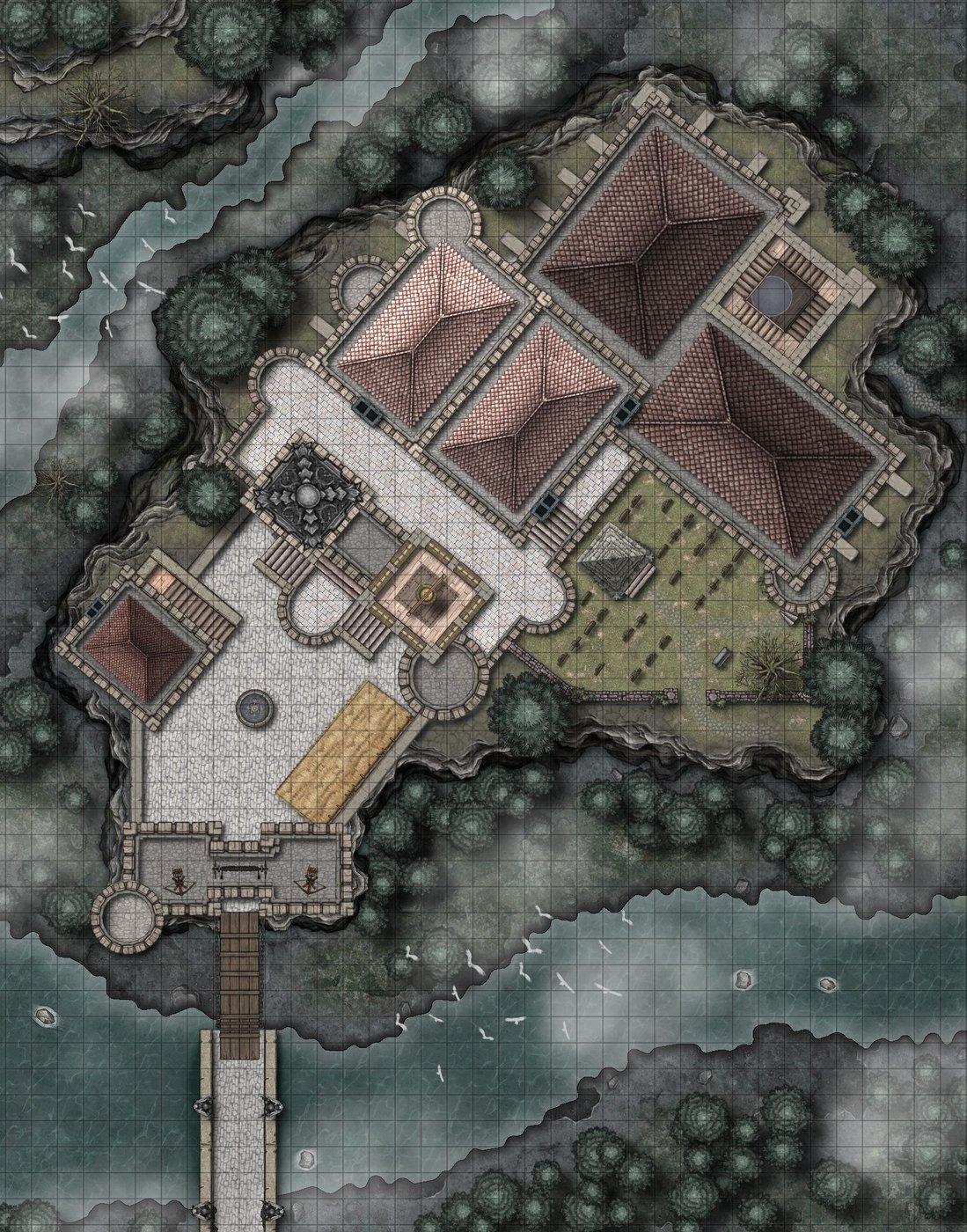 Vampire Count's Castle 5 | Inkarnate - Create Fantasy Maps Online