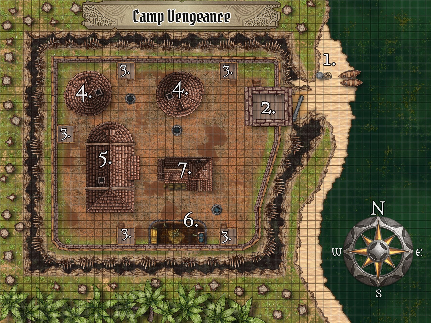 The Reclamation of Chult: Camp Vengeance | Inkarnate - Create Fantasy ...