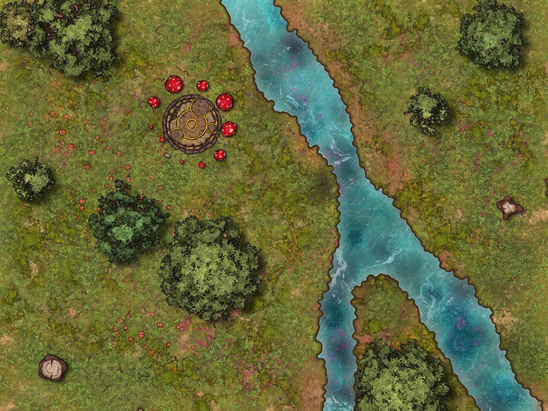 Feywild Summoning Place | Inkarnate - Create Fantasy Maps Online