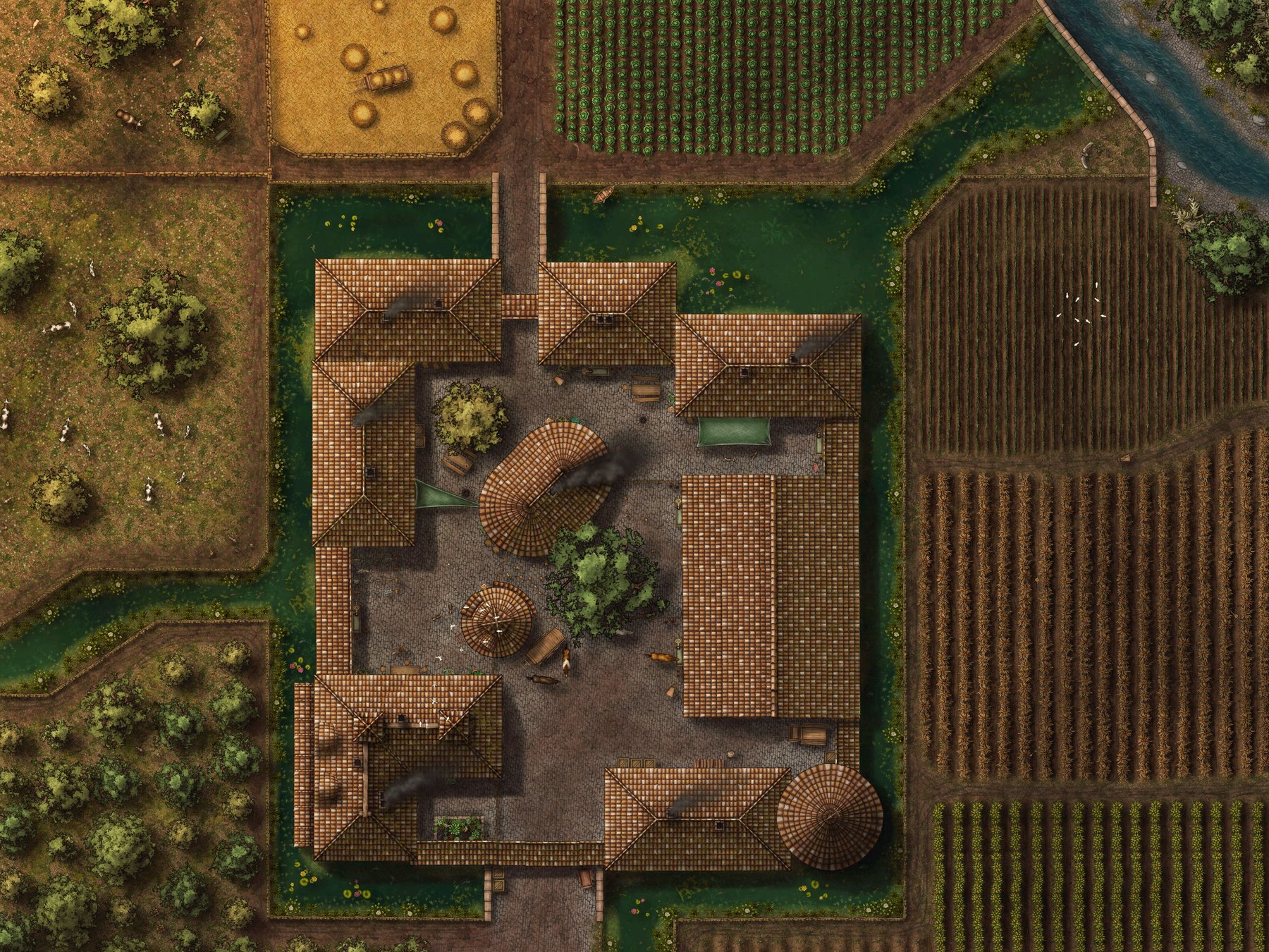 Hurlstone Farm | Inkarnate - Create Fantasy Maps Online