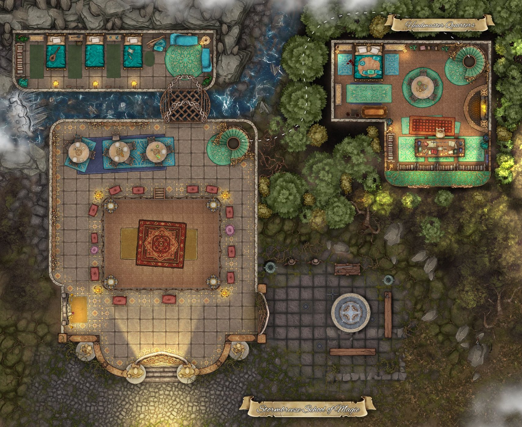 Stormbreeze School of Magic | Inkarnate - Create Fantasy Maps Online