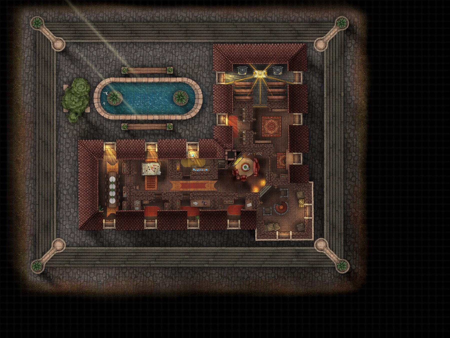 Parliament 3rd floor | Inkarnate - Create Fantasy Maps Online