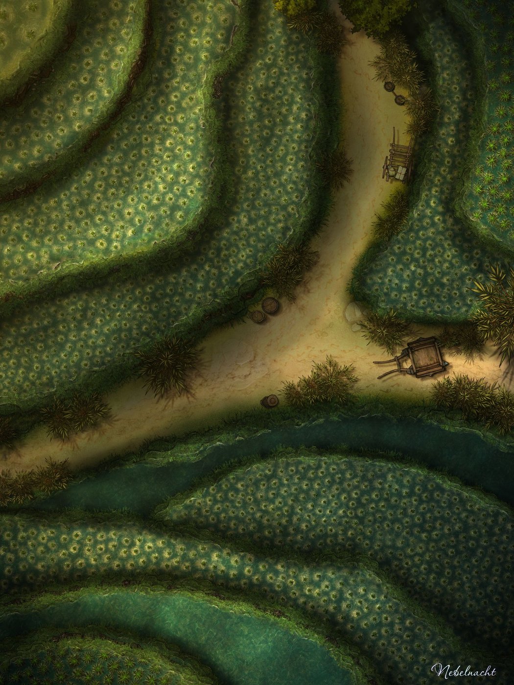 Rice terraces | Inkarnate - Create Fantasy Maps Online