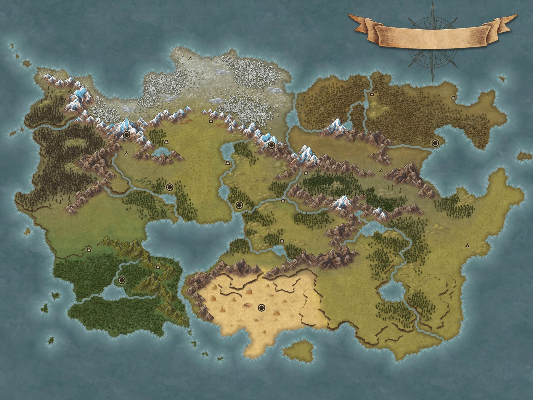 Lythoria - Fantasy World style no names | Inkarnate - Create Fantasy ...