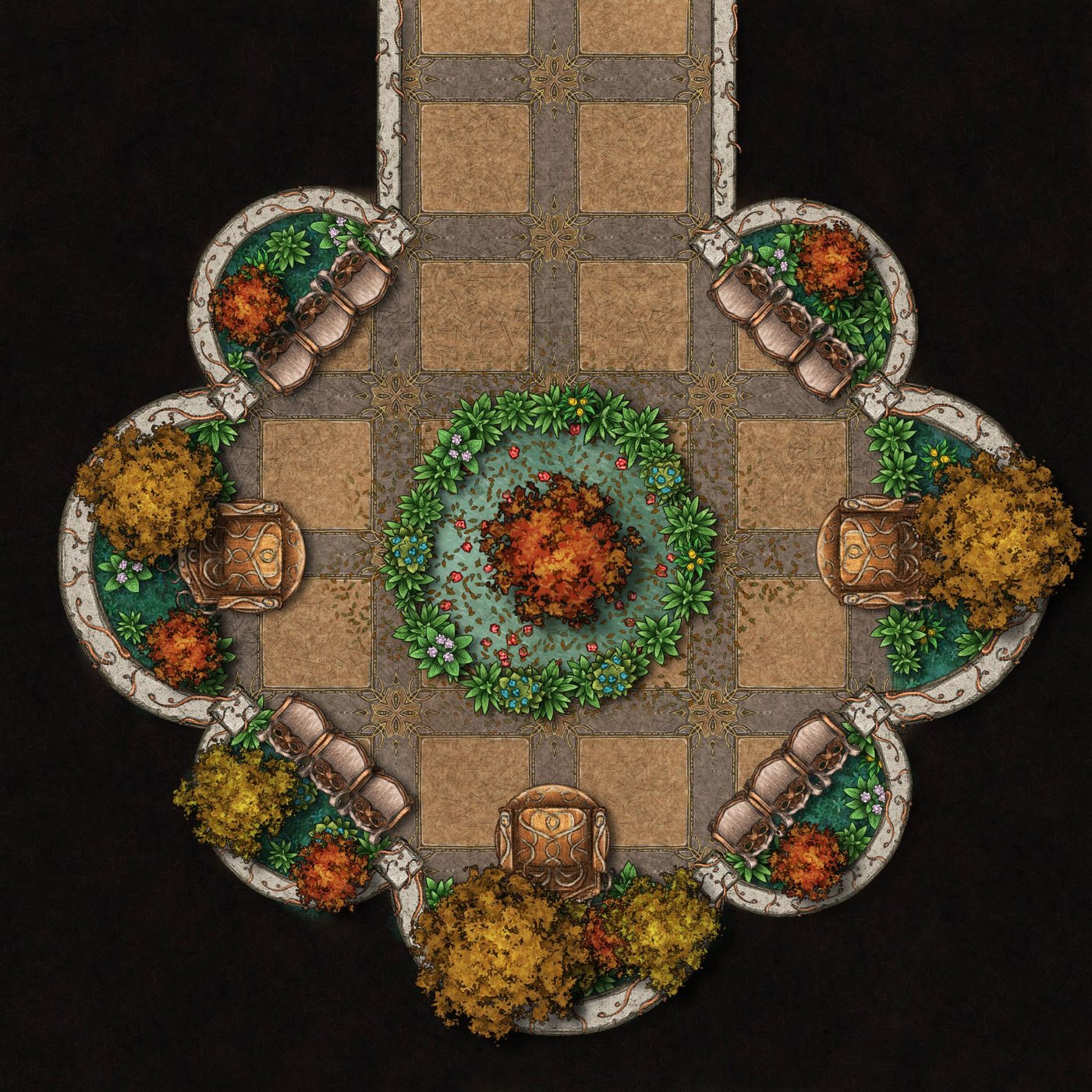 Elven house / council chamber | Inkarnate - Create Fantasy Maps Online