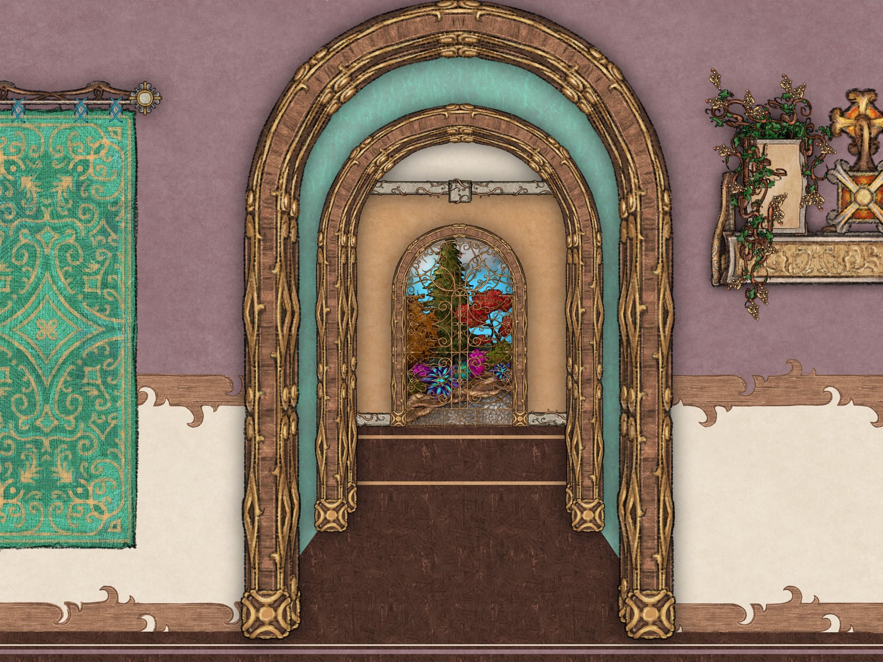 The Hallway | Inkarnate - Create Fantasy Maps Online