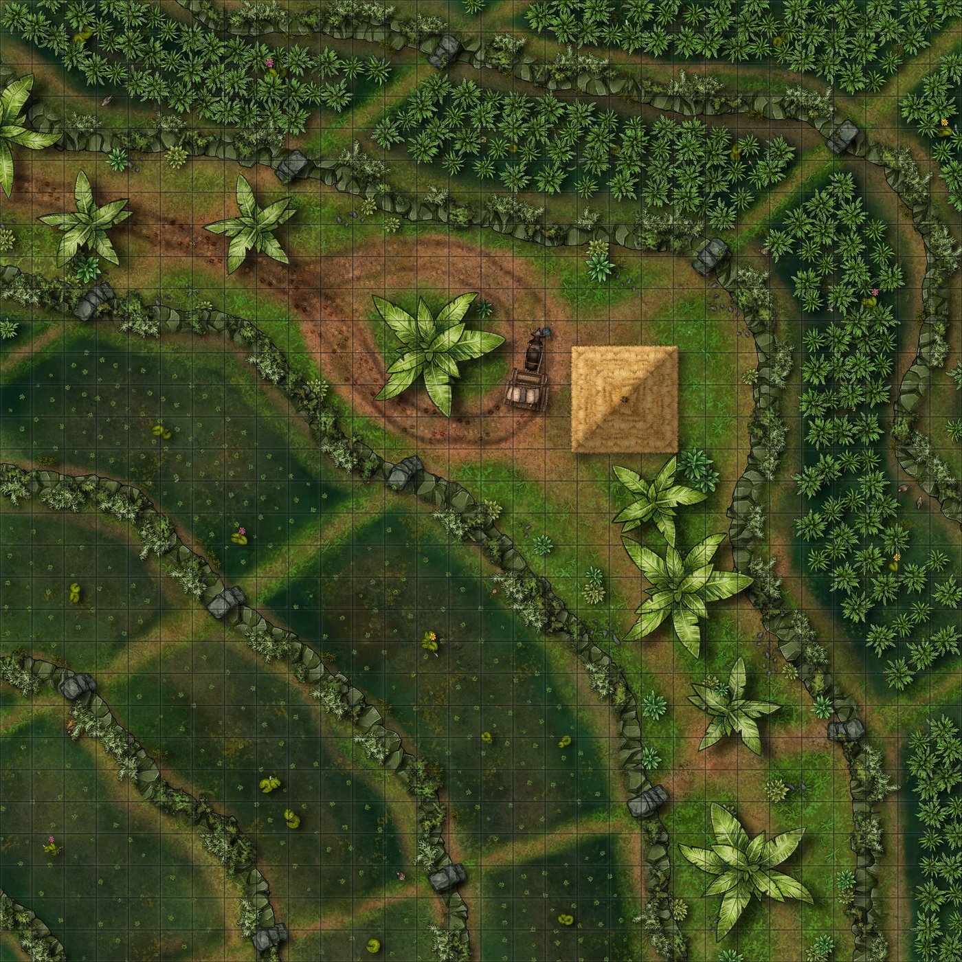 Rice Field [30x30] | Inkarnate - Create Fantasy Maps Online