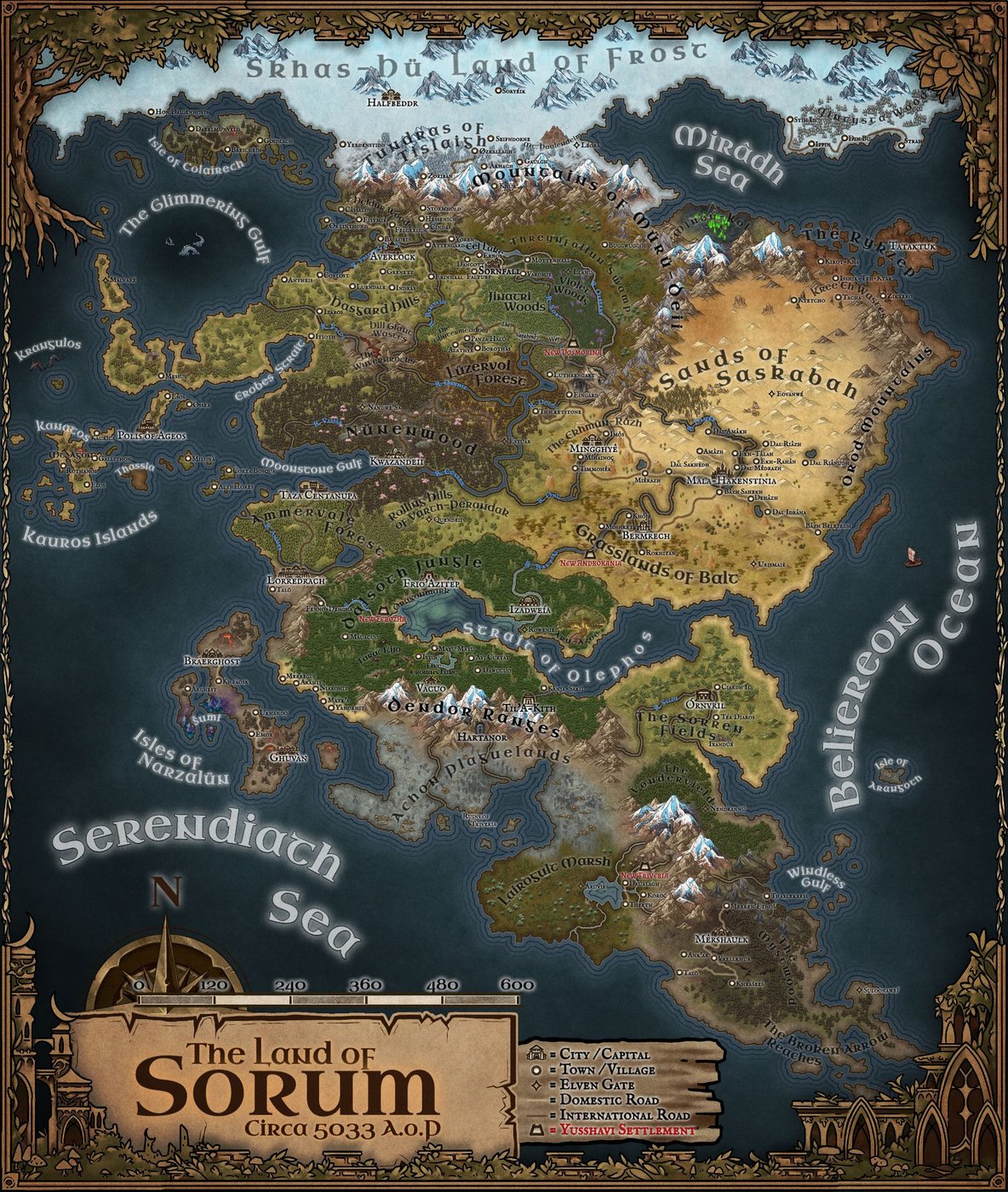 Sorum World Map | Inkarnate - Create Fantasy Maps Online