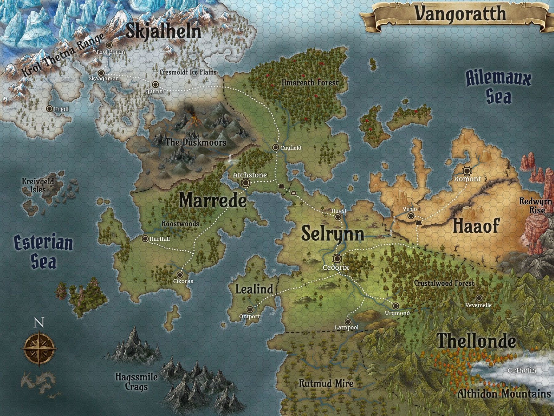Vangoratth | Inkarnate - Create Fantasy Maps Online