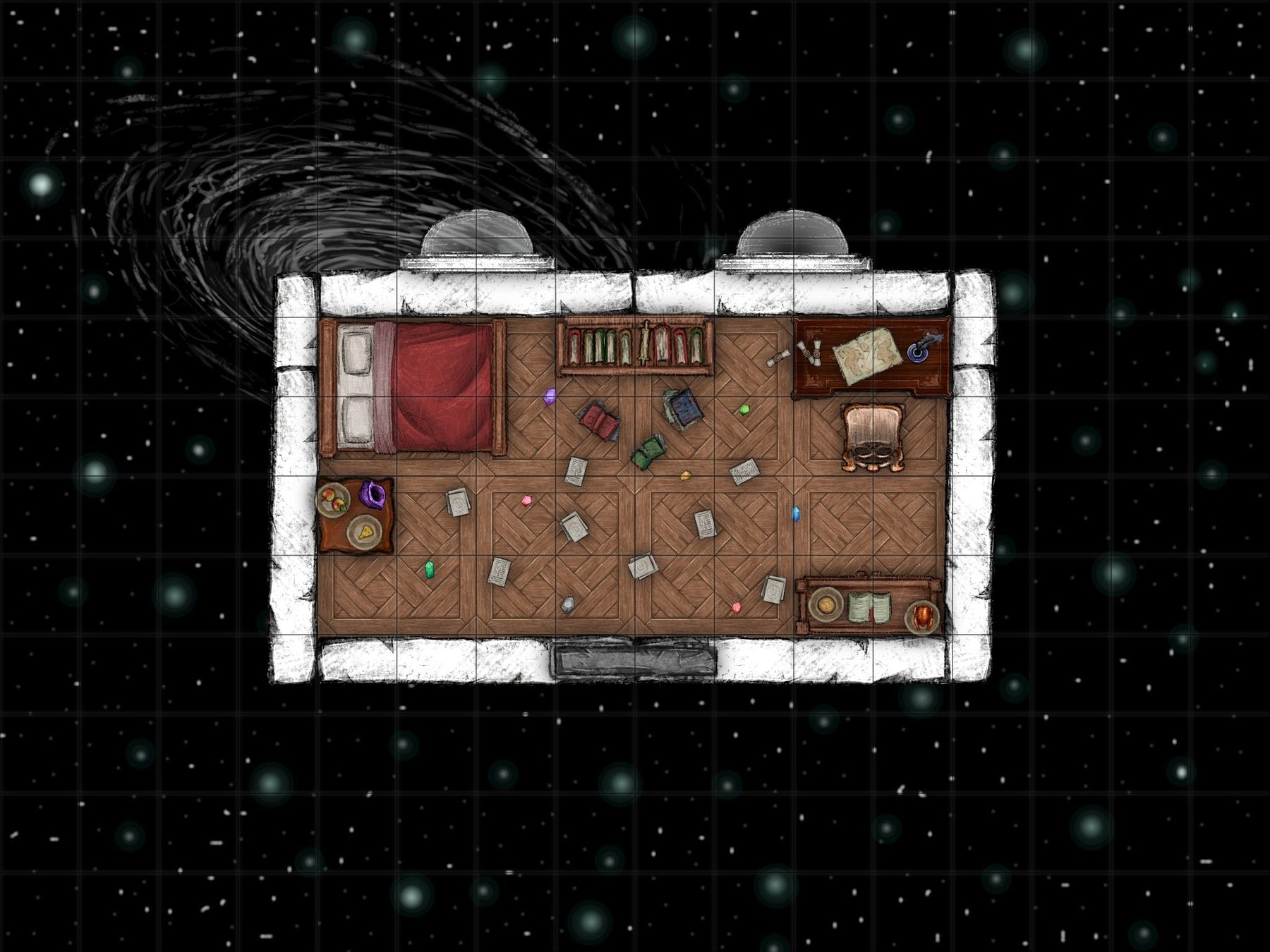 Crystal Kingdom - Lucas's Quarters | Inkarnate - Create Fantasy Maps Online