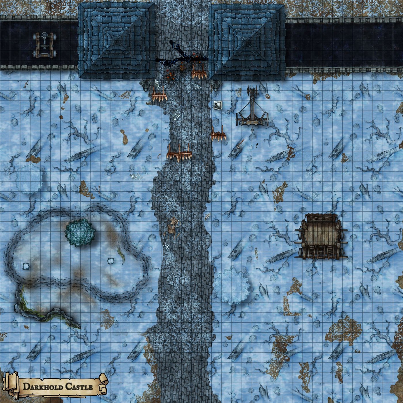 Darkhold Castle Approach | Inkarnate - Create Fantasy Maps Online