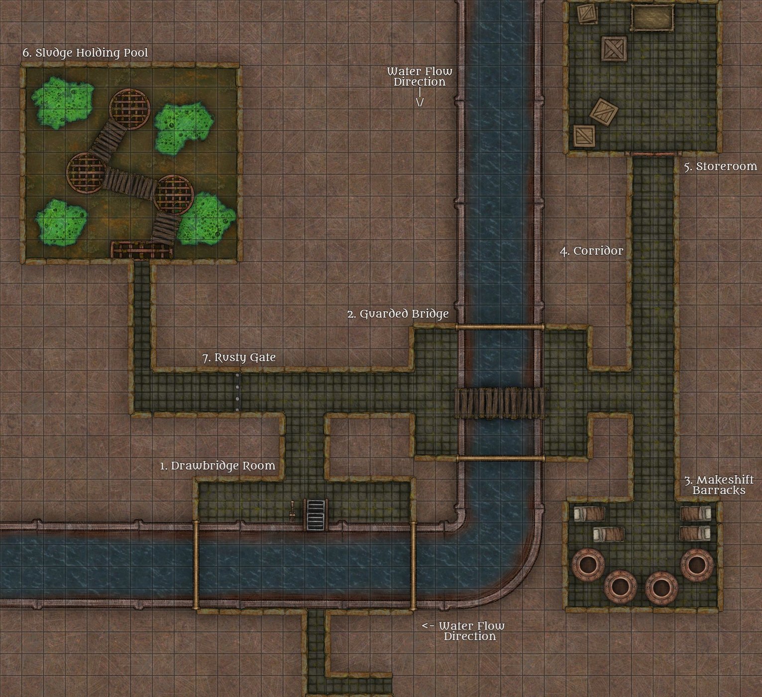Goblet Sewers | Inkarnate - Create Fantasy Maps Online