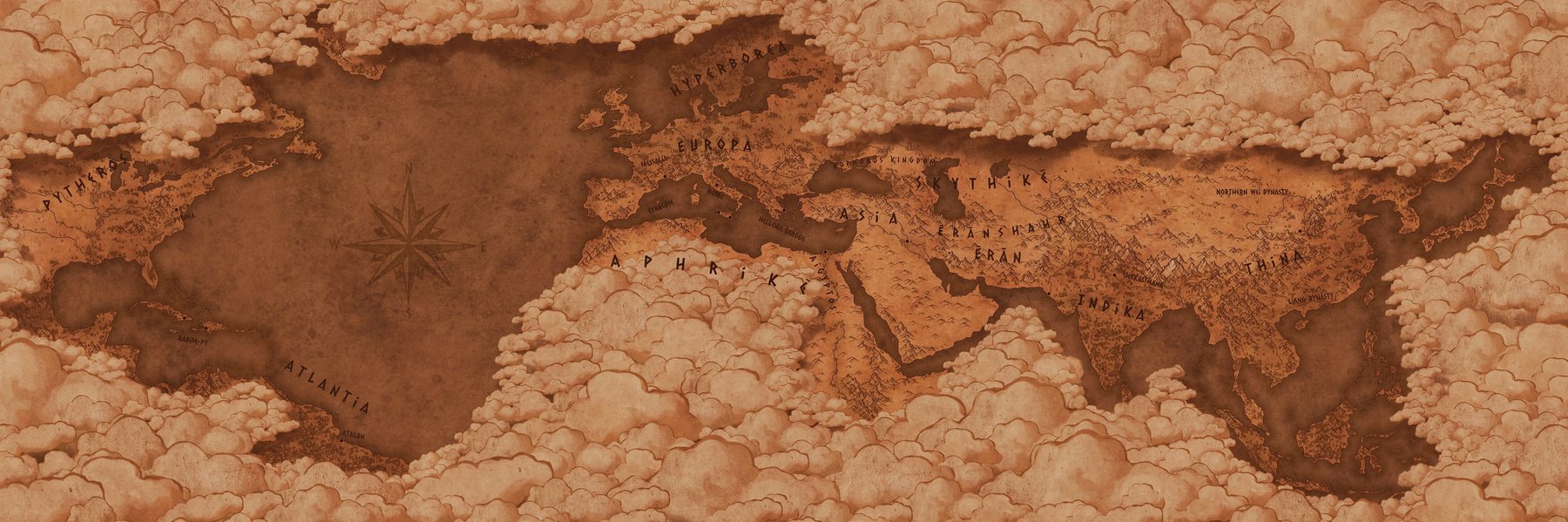 Known Lands of the World | Inkarnate - Create Fantasy Maps Online