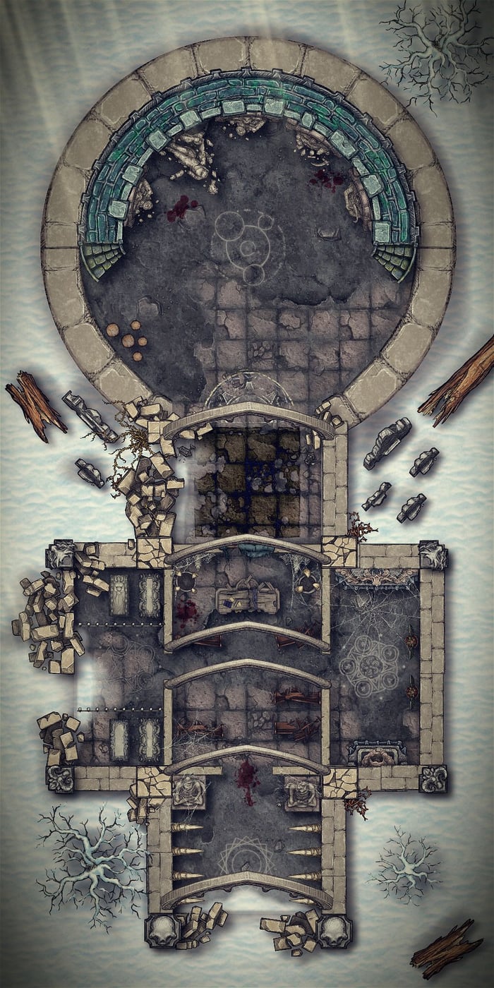 Abandoned Temple | Inkarnate - Create Fantasy Maps Online