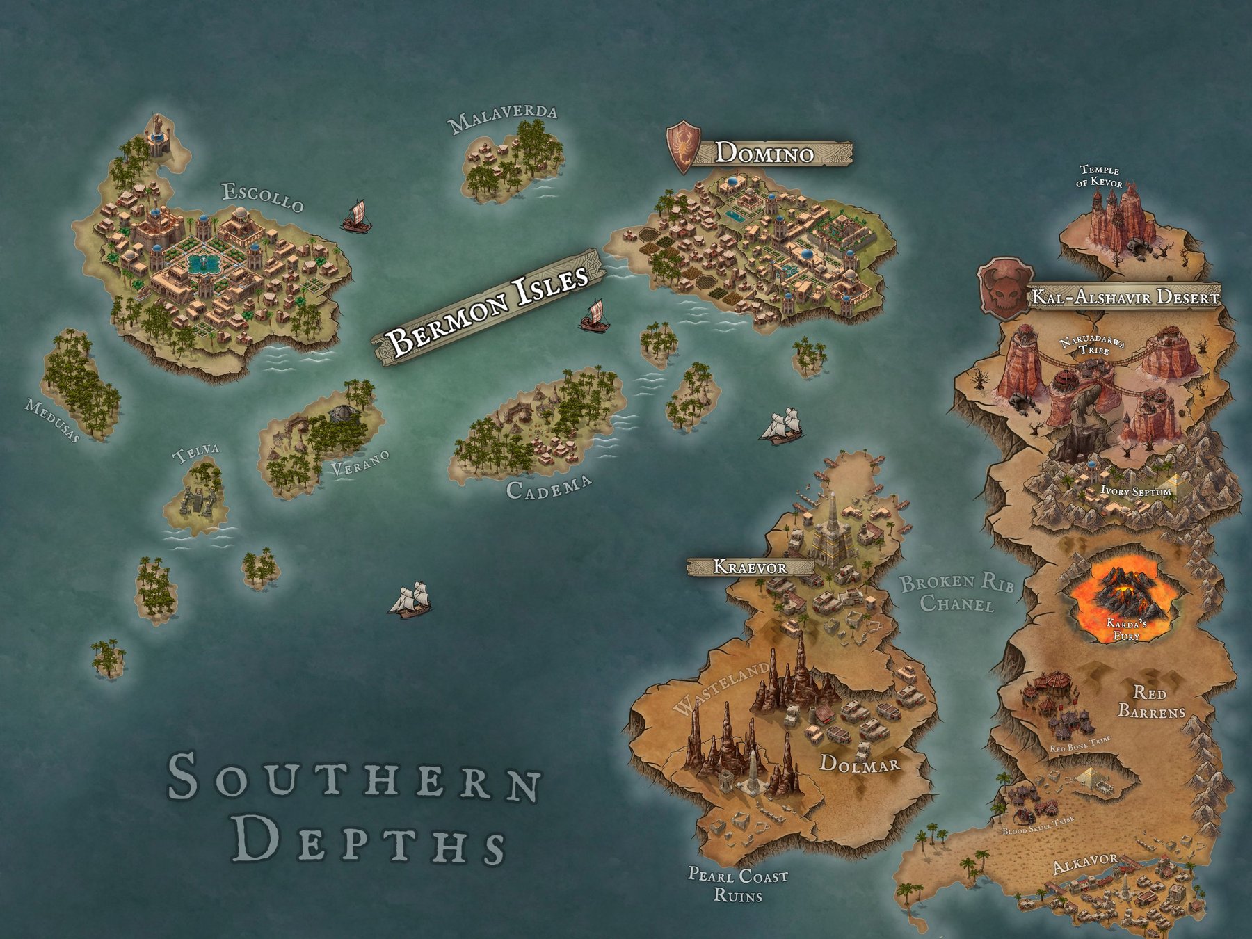 Eastern Lands | Inkarnate - Create Fantasy Maps Online