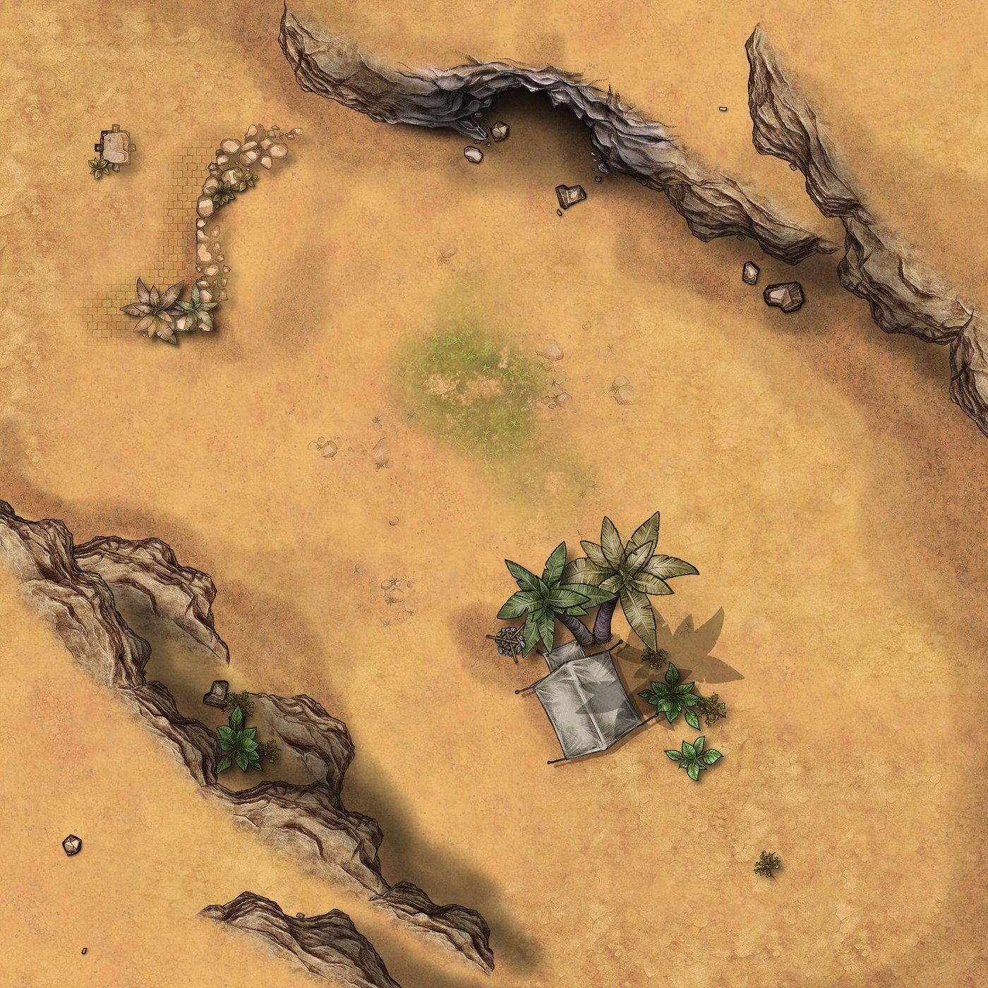 desert meet | Inkarnate - Create Fantasy Maps Online