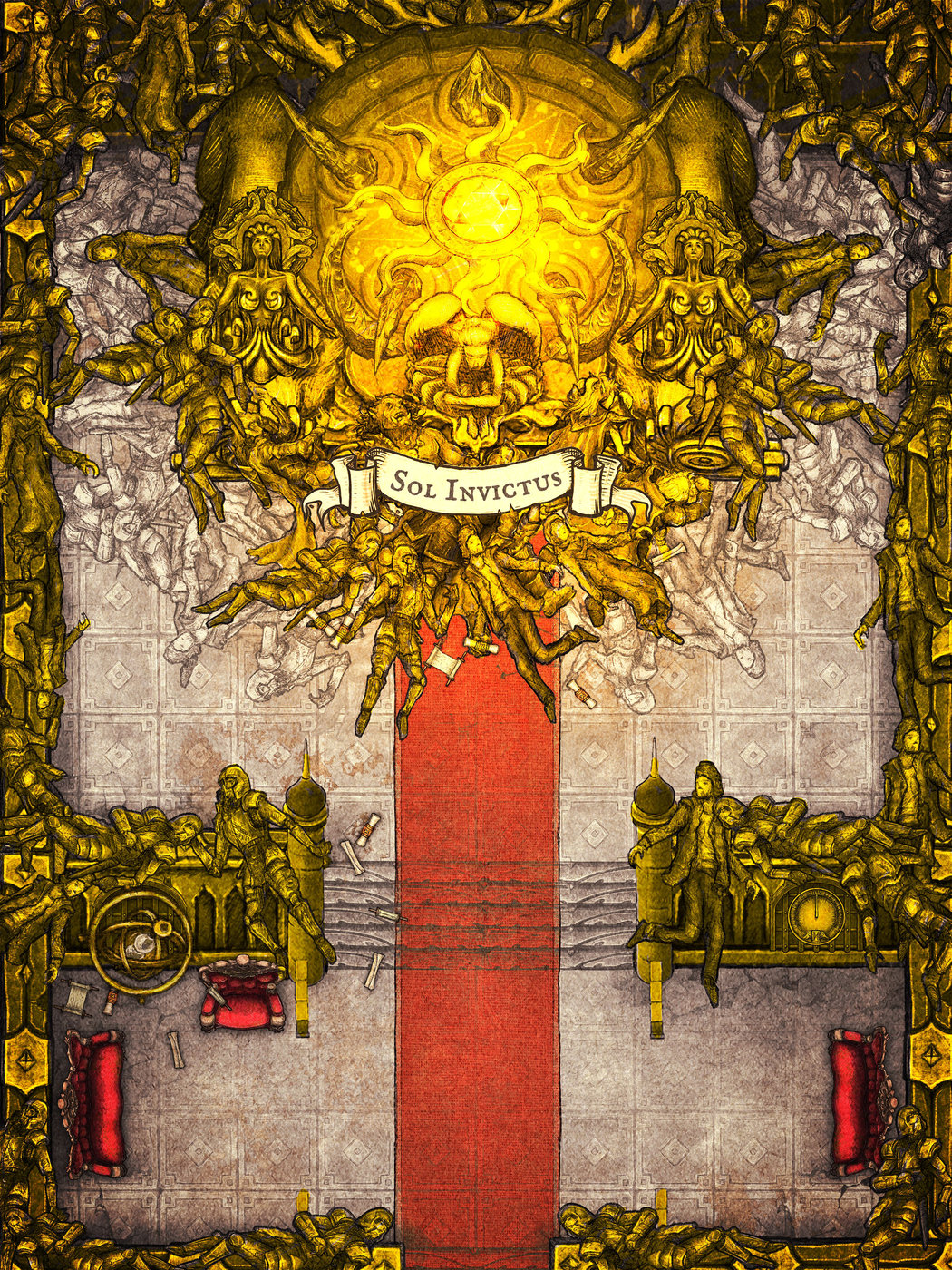 Solar Cult Lair | Inkarnate - Create Fantasy Maps Online