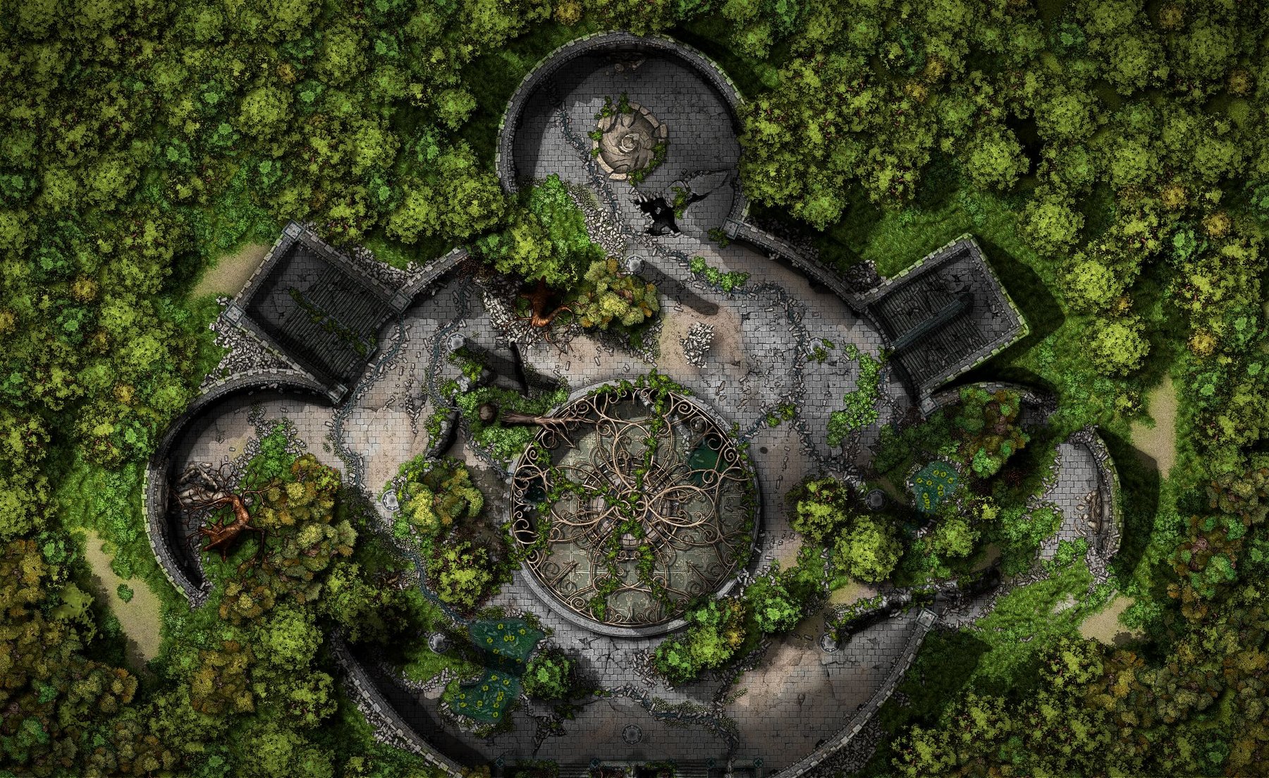 Elvish Ruins 2 | Inkarnate - Create Fantasy Maps Online