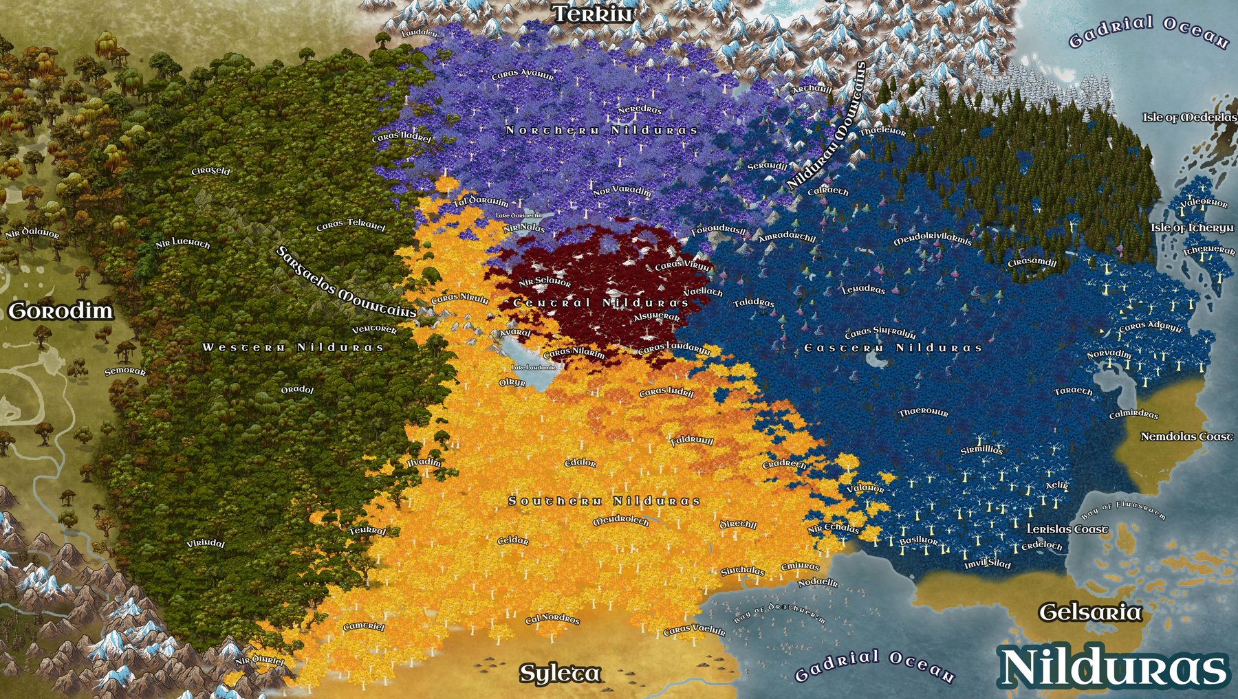 Nilduras | Inkarnate - Create Fantasy Maps Online