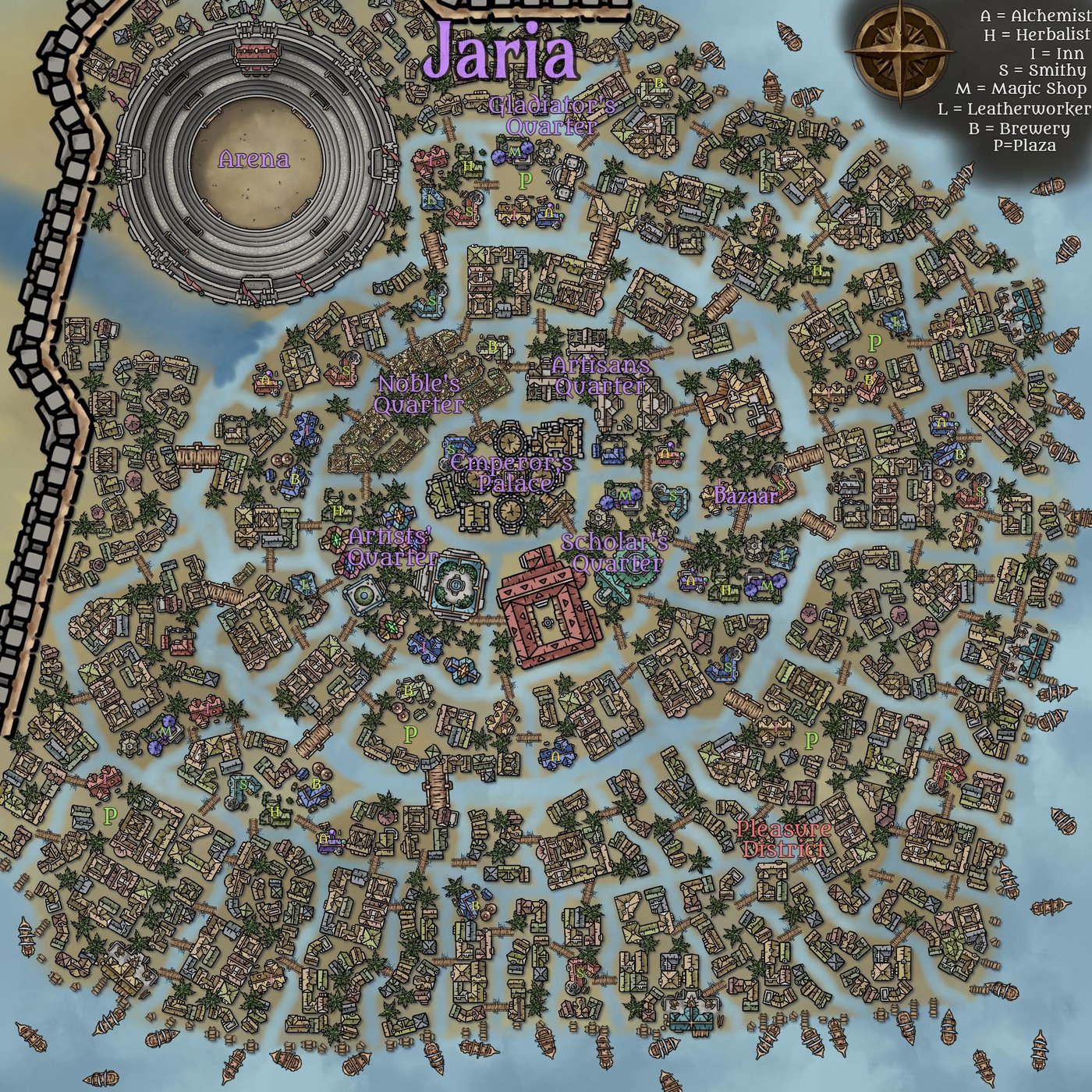 Jaria | Inkarnate - Create Fantasy Maps Online
