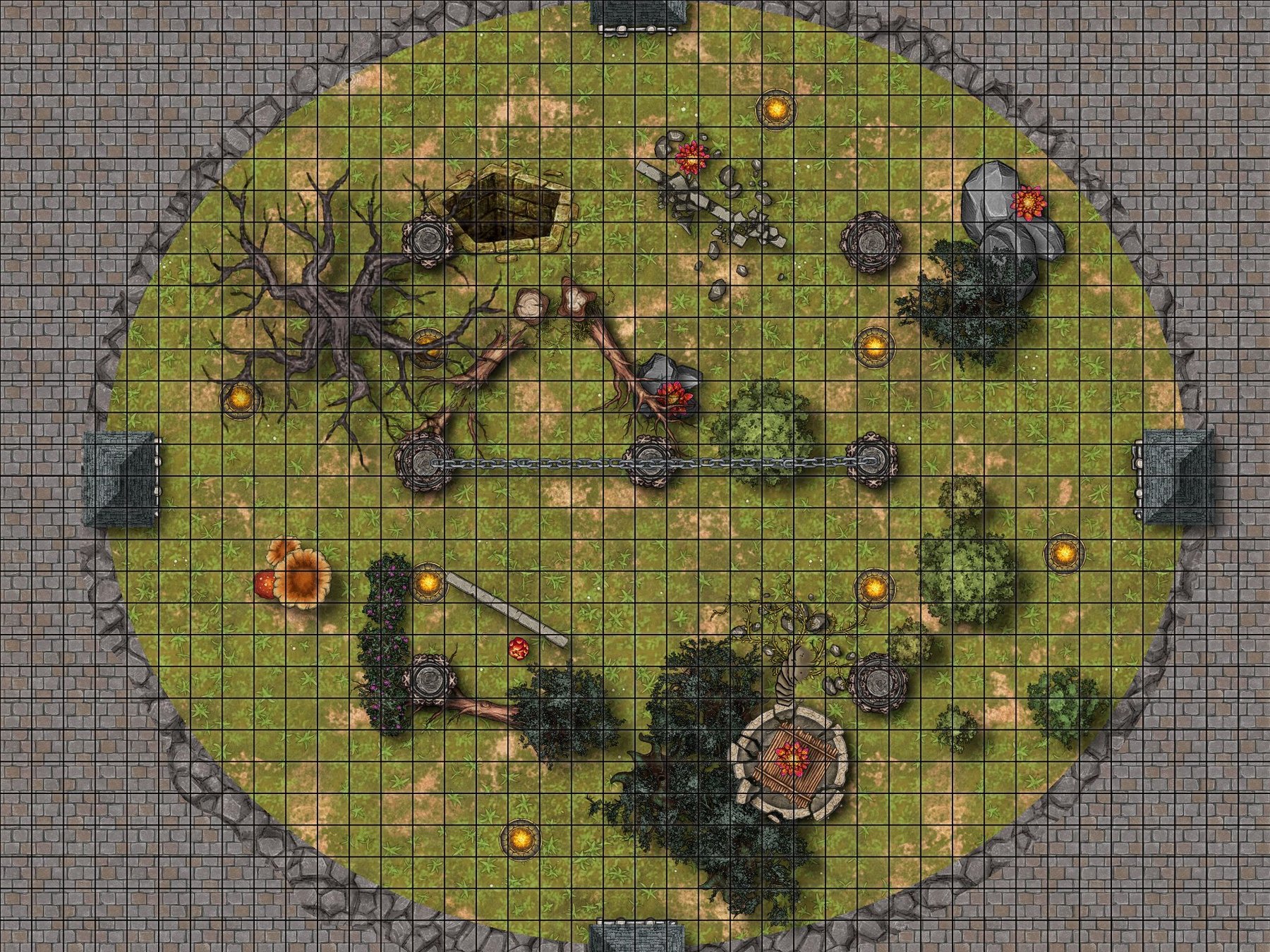 Forest Arena | Inkarnate - Create Fantasy Maps Online