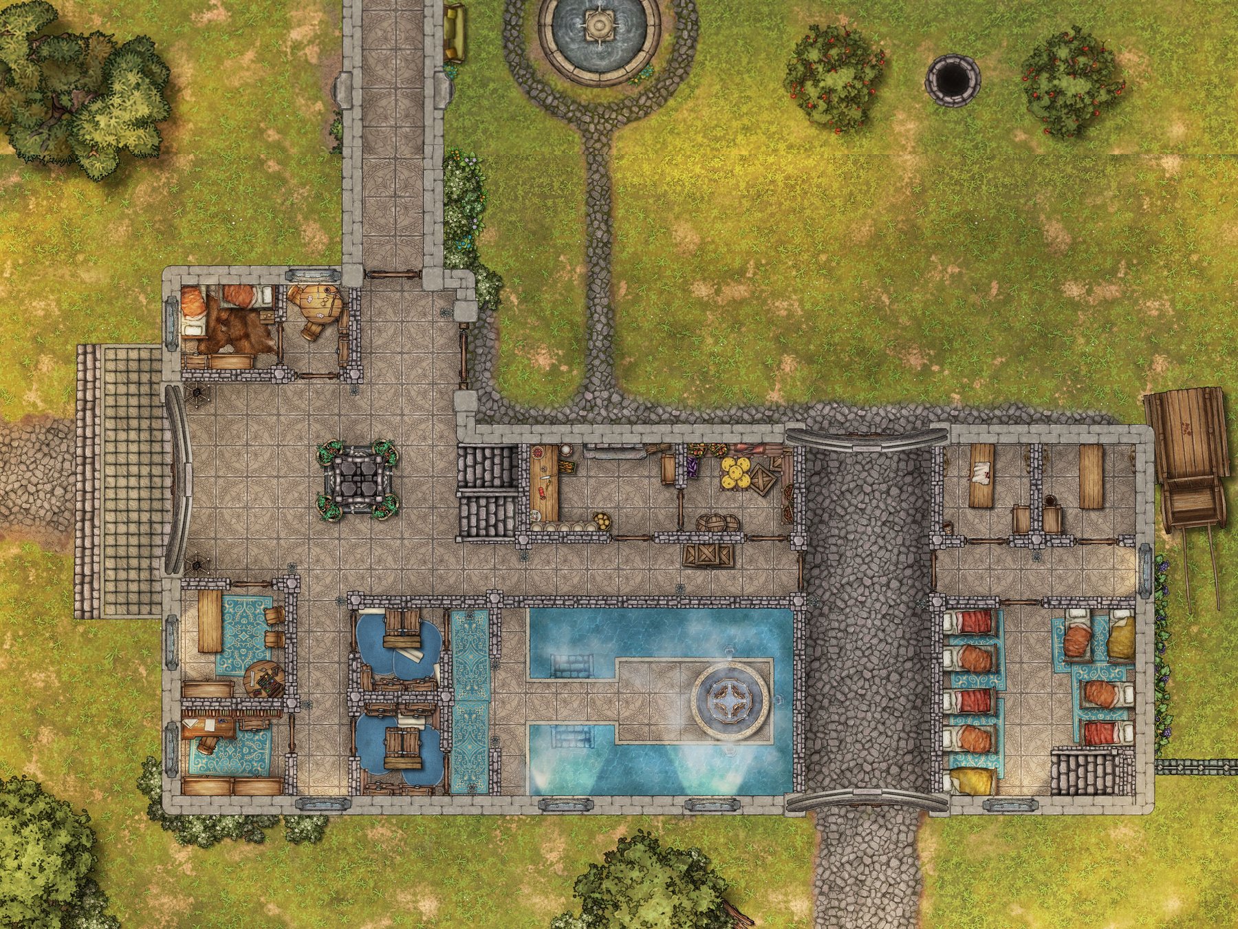Shallya's sanatorium | Inkarnate - Create Fantasy Maps Online