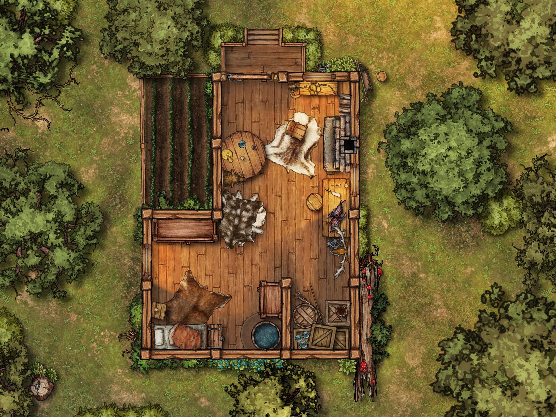 Hunter's house | Inkarnate - Create Fantasy Maps Online