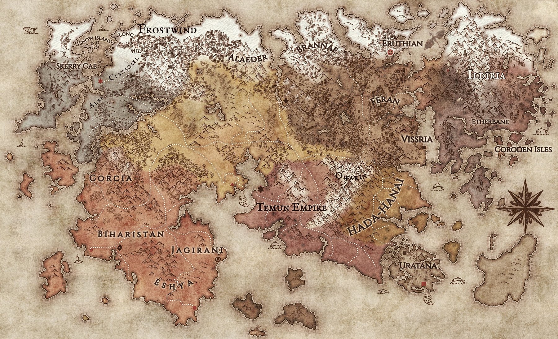 Erethania | Inkarnate - Create Fantasy Maps Online