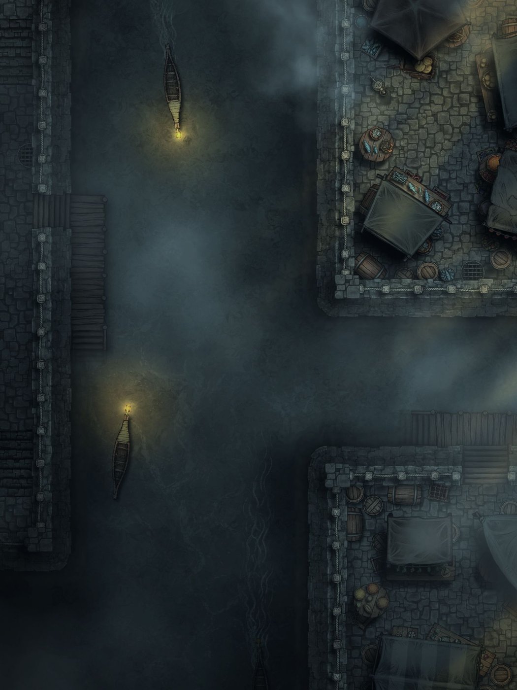 Canal City Street Encounter | Inkarnate - Create Fantasy Maps Online