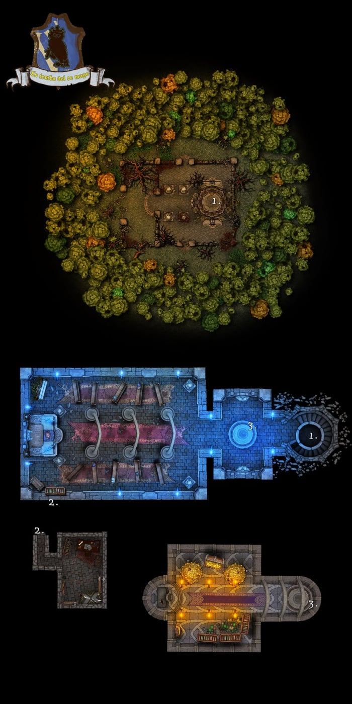 Tomb of the Mage King | Inkarnate - Create Fantasy Maps Online
