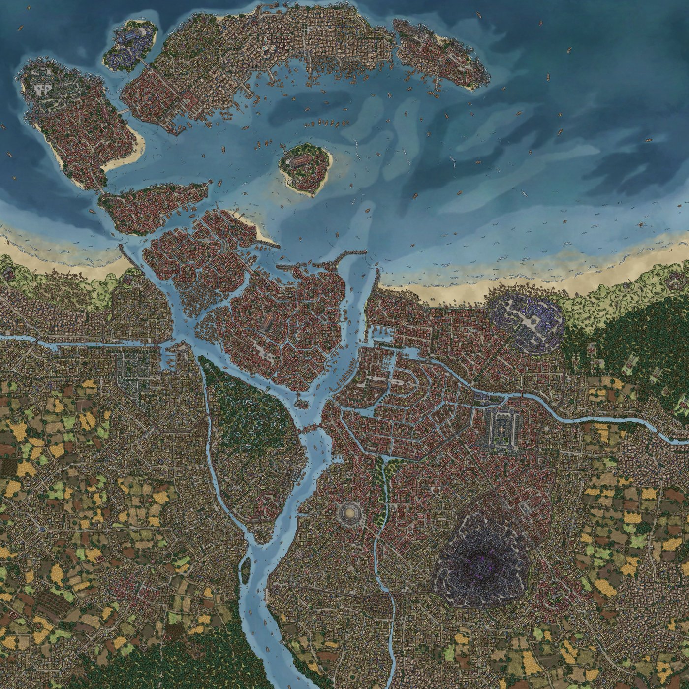 Taezar | Inkarnate - Create Fantasy Maps Online