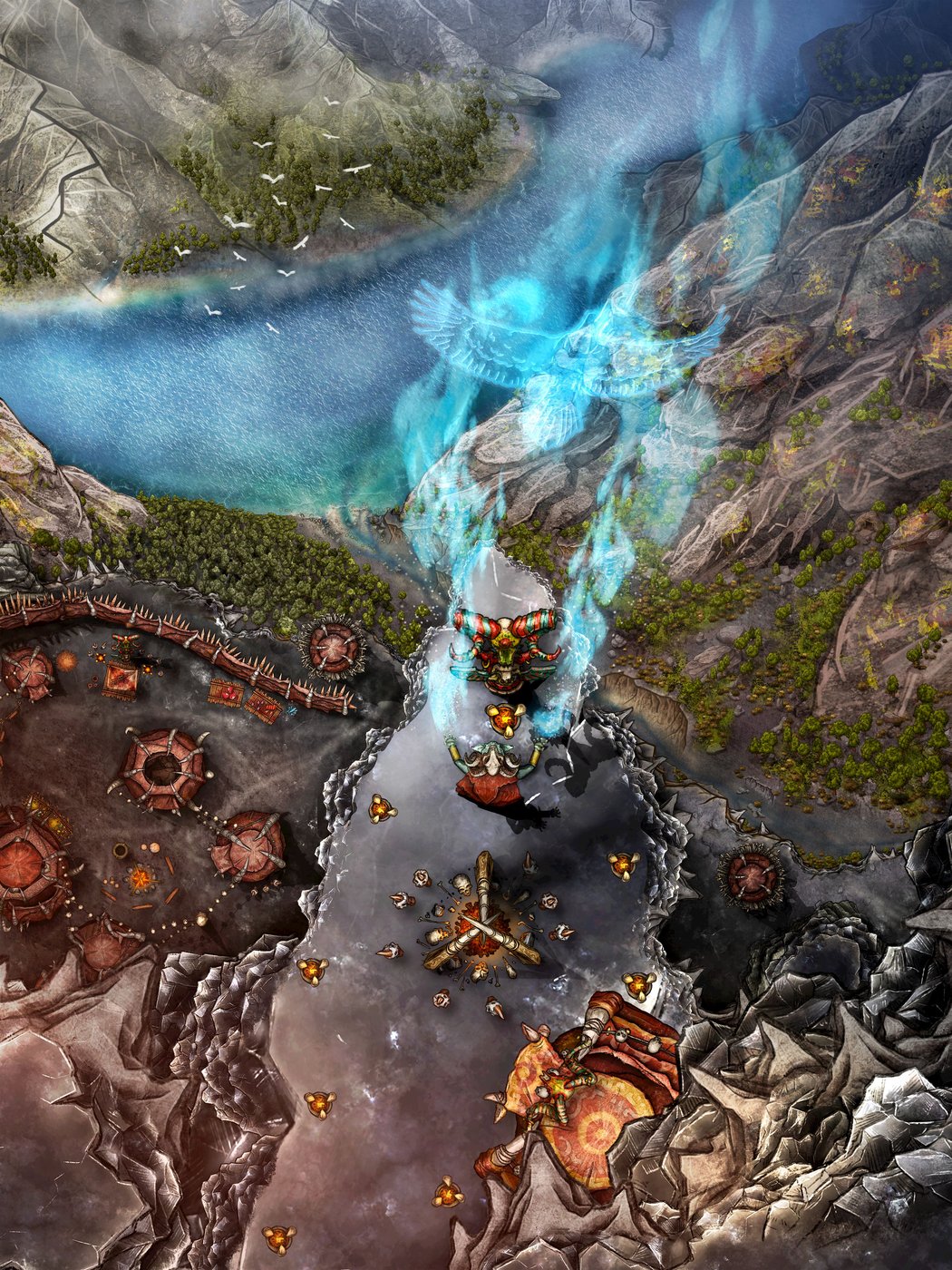 Shaman Cliff | Inkarnate - Create Fantasy Maps Online