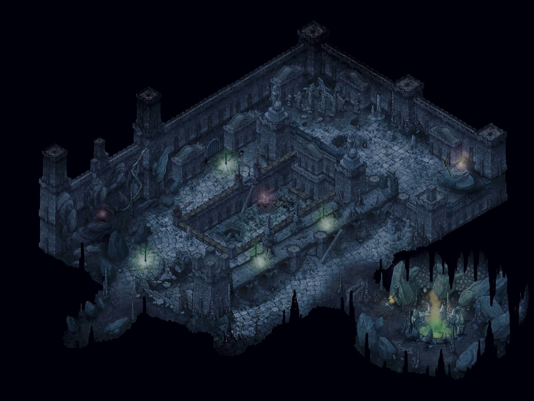 Deep Dungeon | Inkarnate - Create Fantasy Maps Online