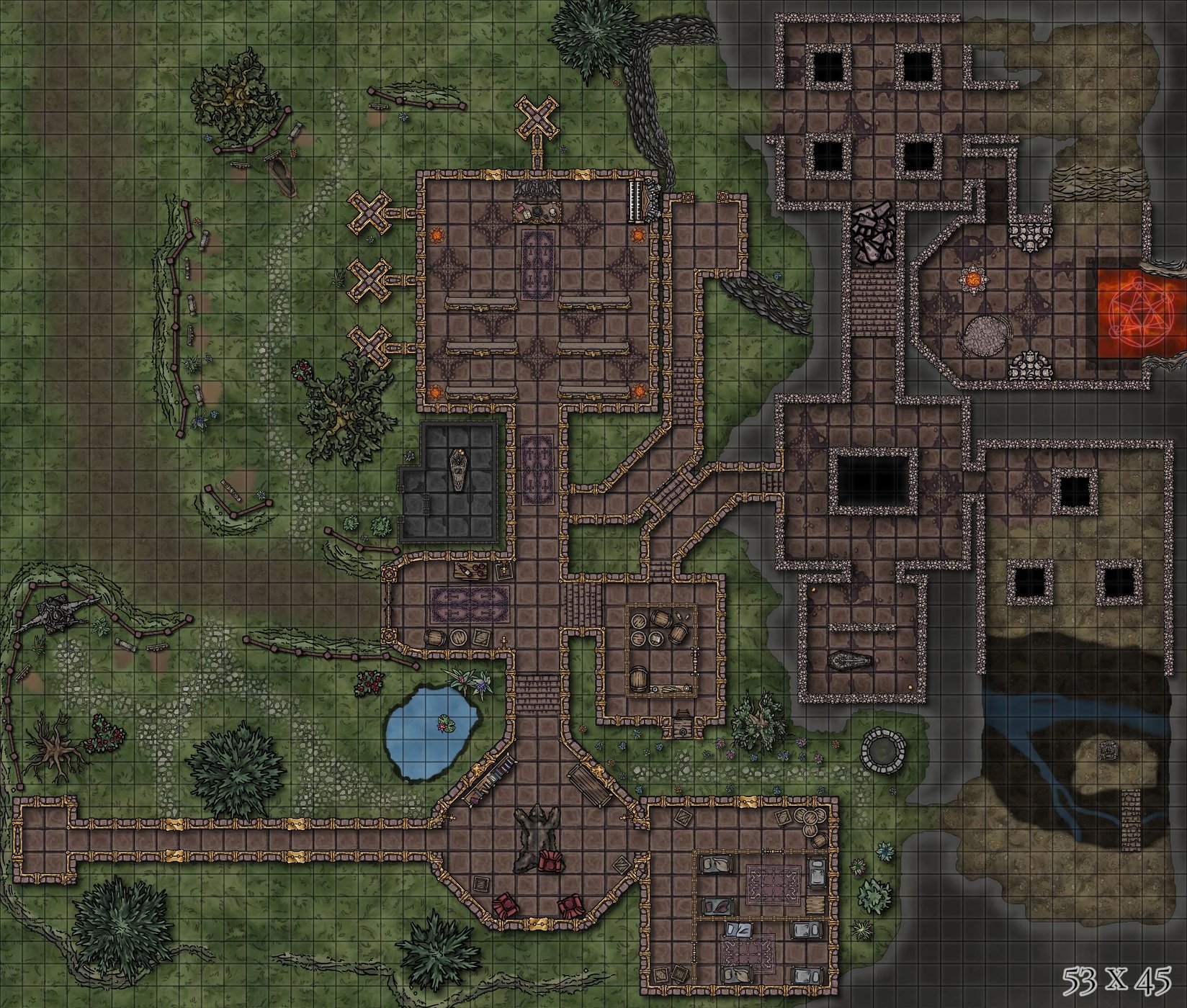 Dread Gulch of Zelzeduch | Inkarnate - Create Fantasy Maps Online