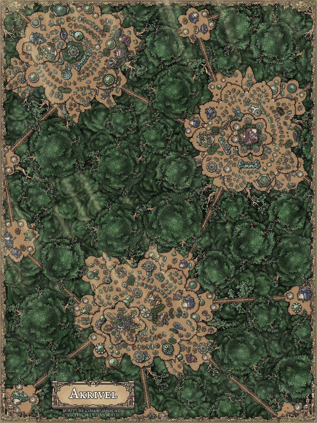 Pathfinder 2e - Age of Ashes: Akrivel | Inkarnate - Create Fantasy Maps ...