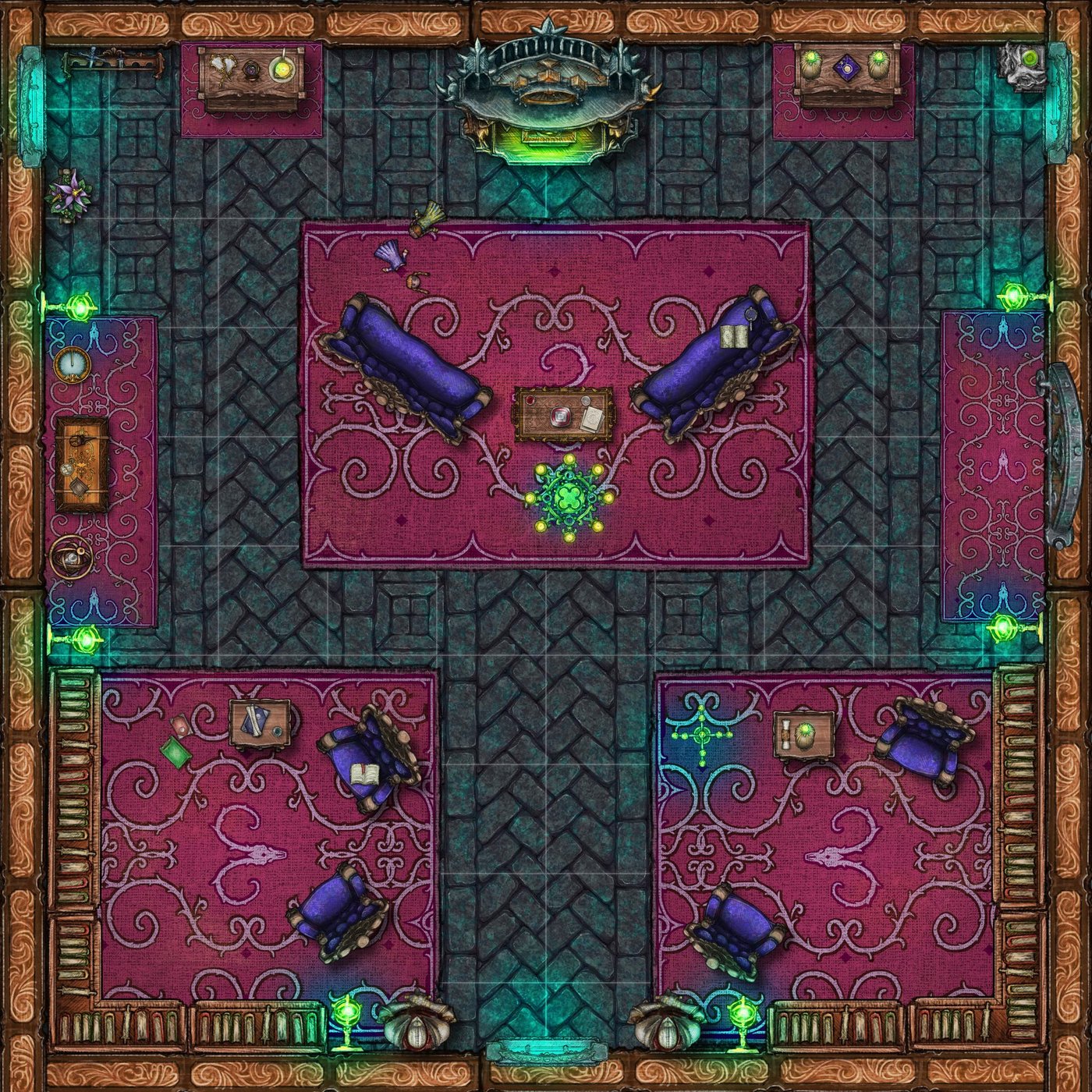 Gothic Study Grid | Inkarnate - Create Fantasy Maps Online