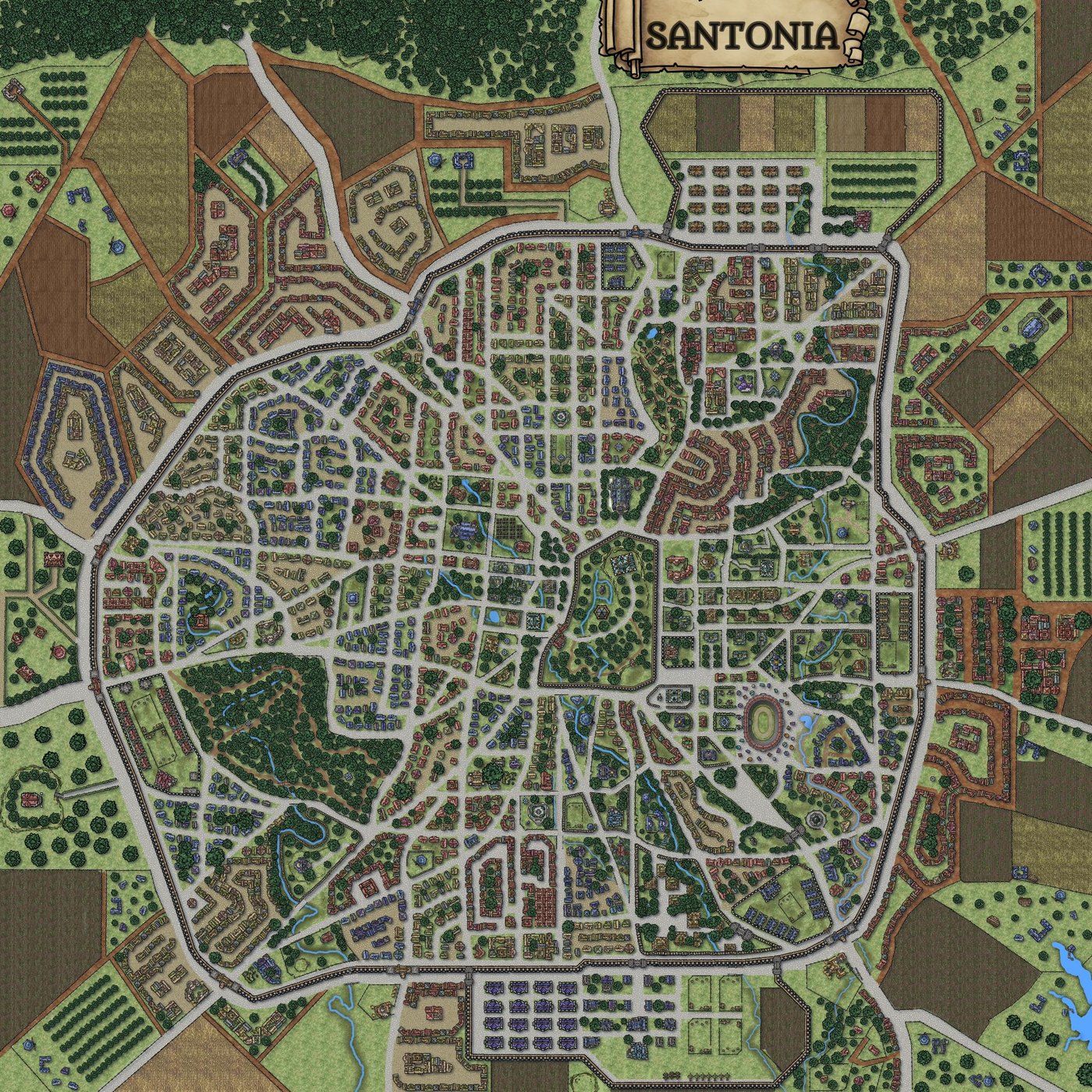 Santonia | Inkarnate - Create Fantasy Maps Online