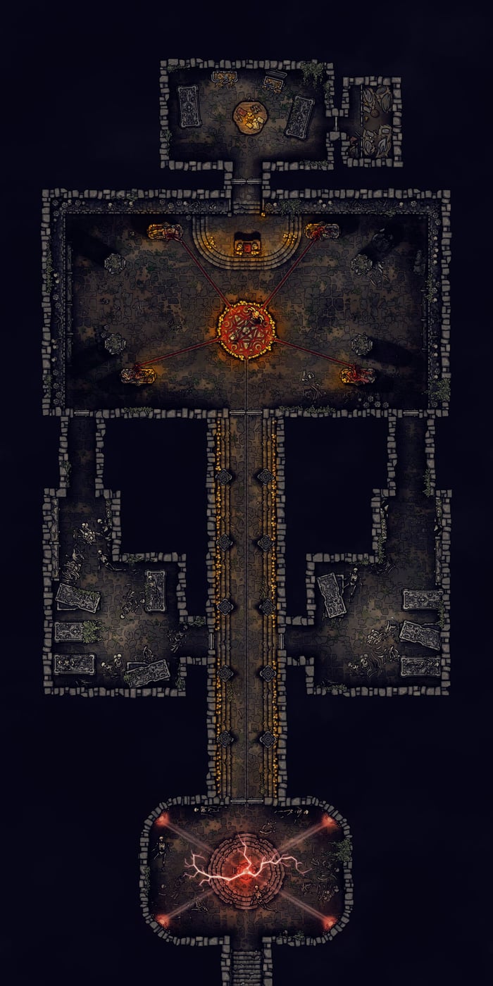 Necromancer Dungeon | Inkarnate - Create Fantasy Maps Online