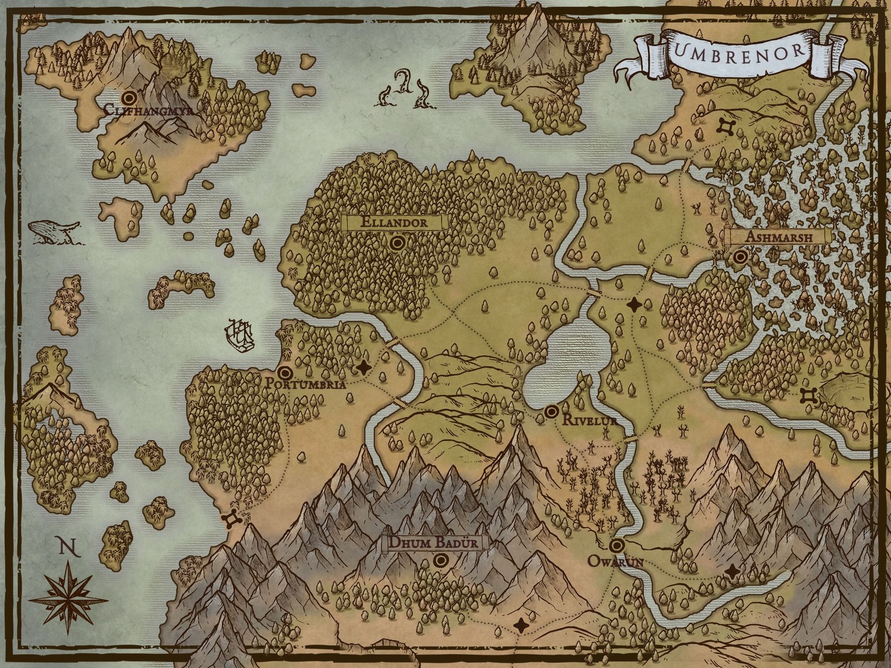 Umbrenor | Inkarnate - Create Fantasy Maps Online