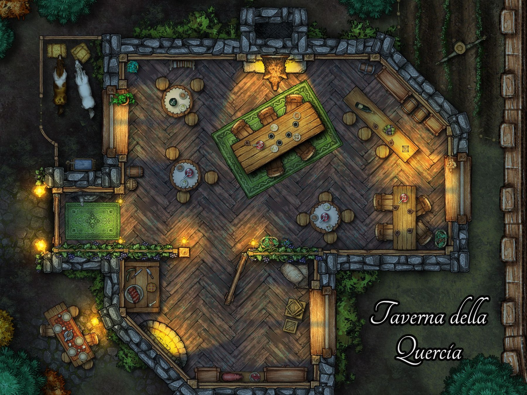 Taverna della quercia | Inkarnate - Create Fantasy Maps Online