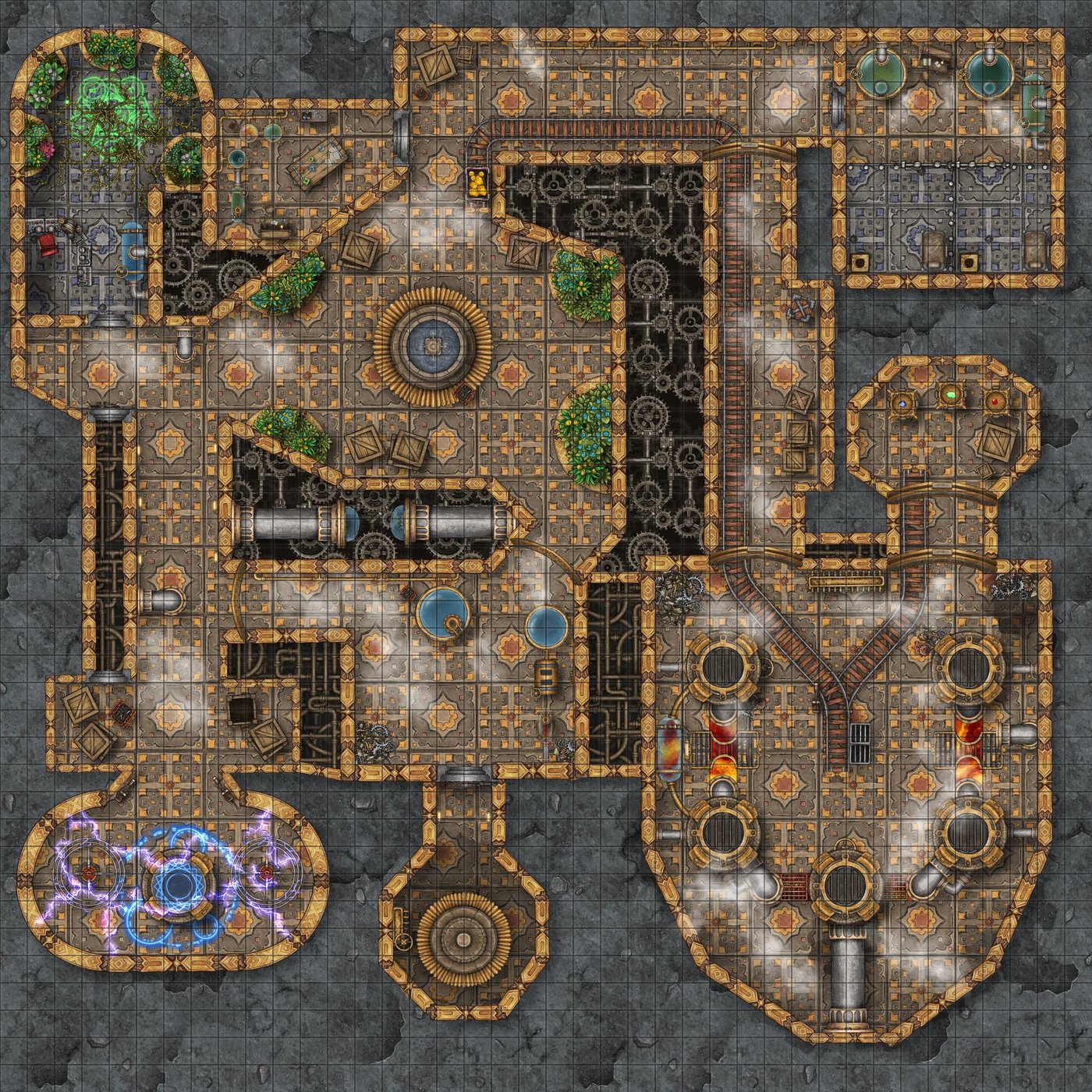 Steampunk lab | Inkarnate - Create Fantasy Maps Online