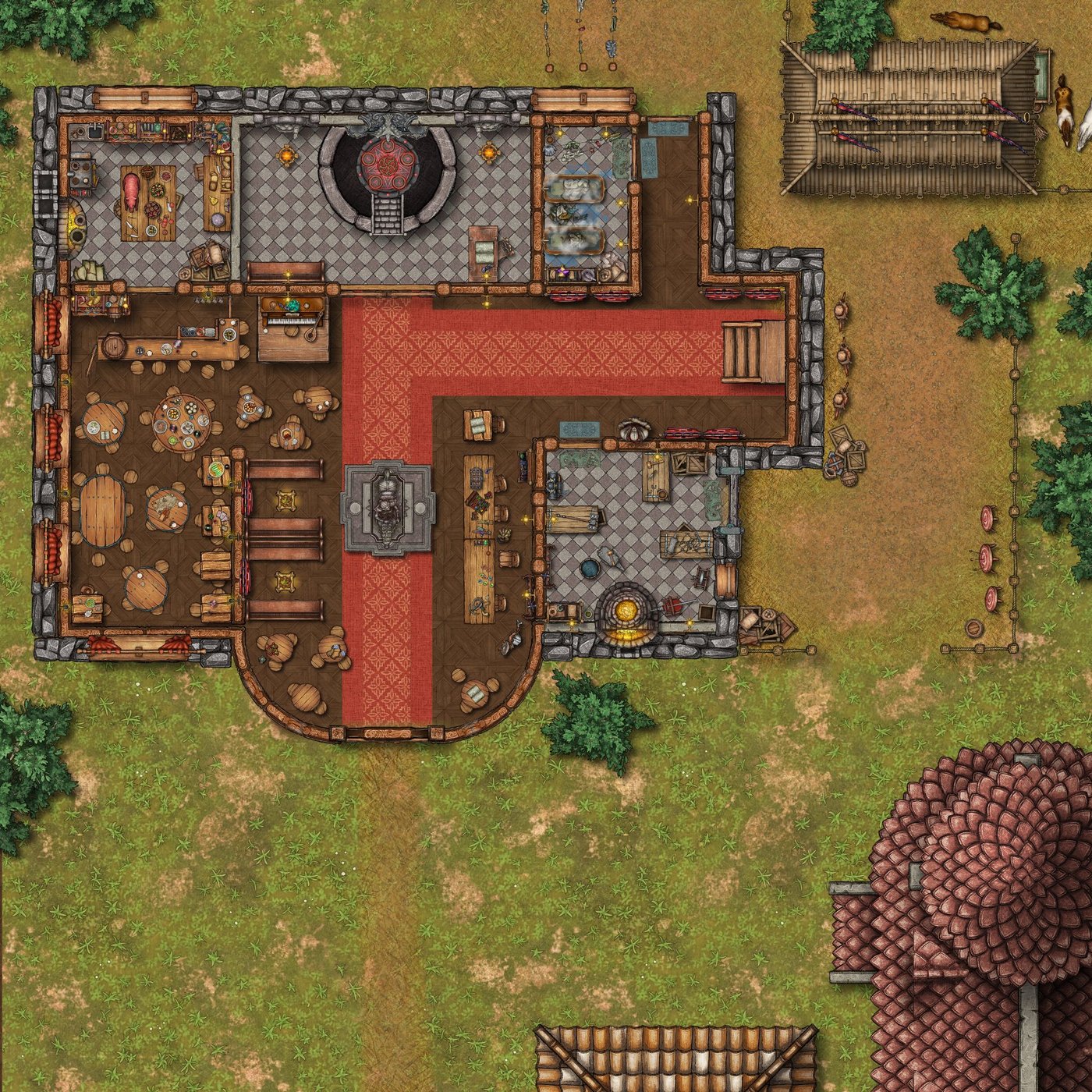 Updated Vagrant and Justice HQ | Inkarnate - Create Fantasy Maps Online