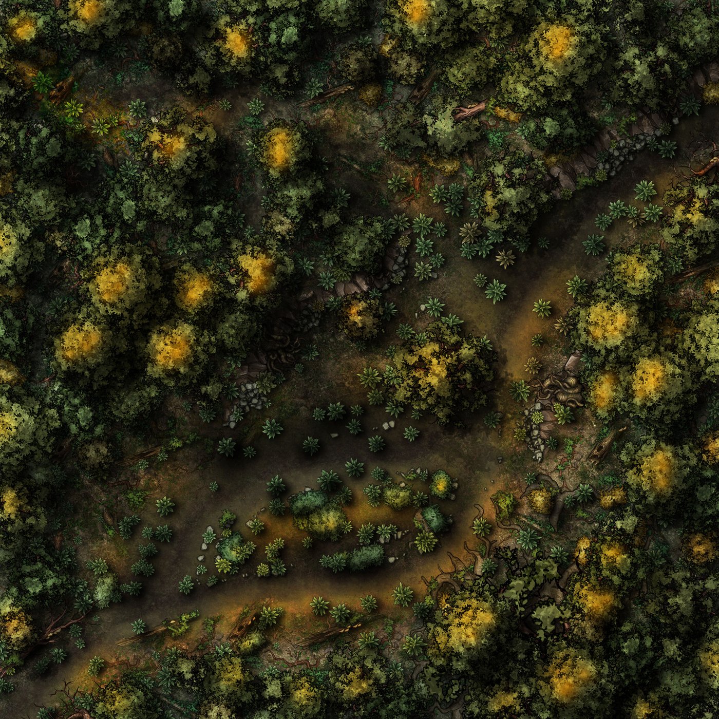 The Green Path 30x30 | Inkarnate - Create Fantasy Maps Online