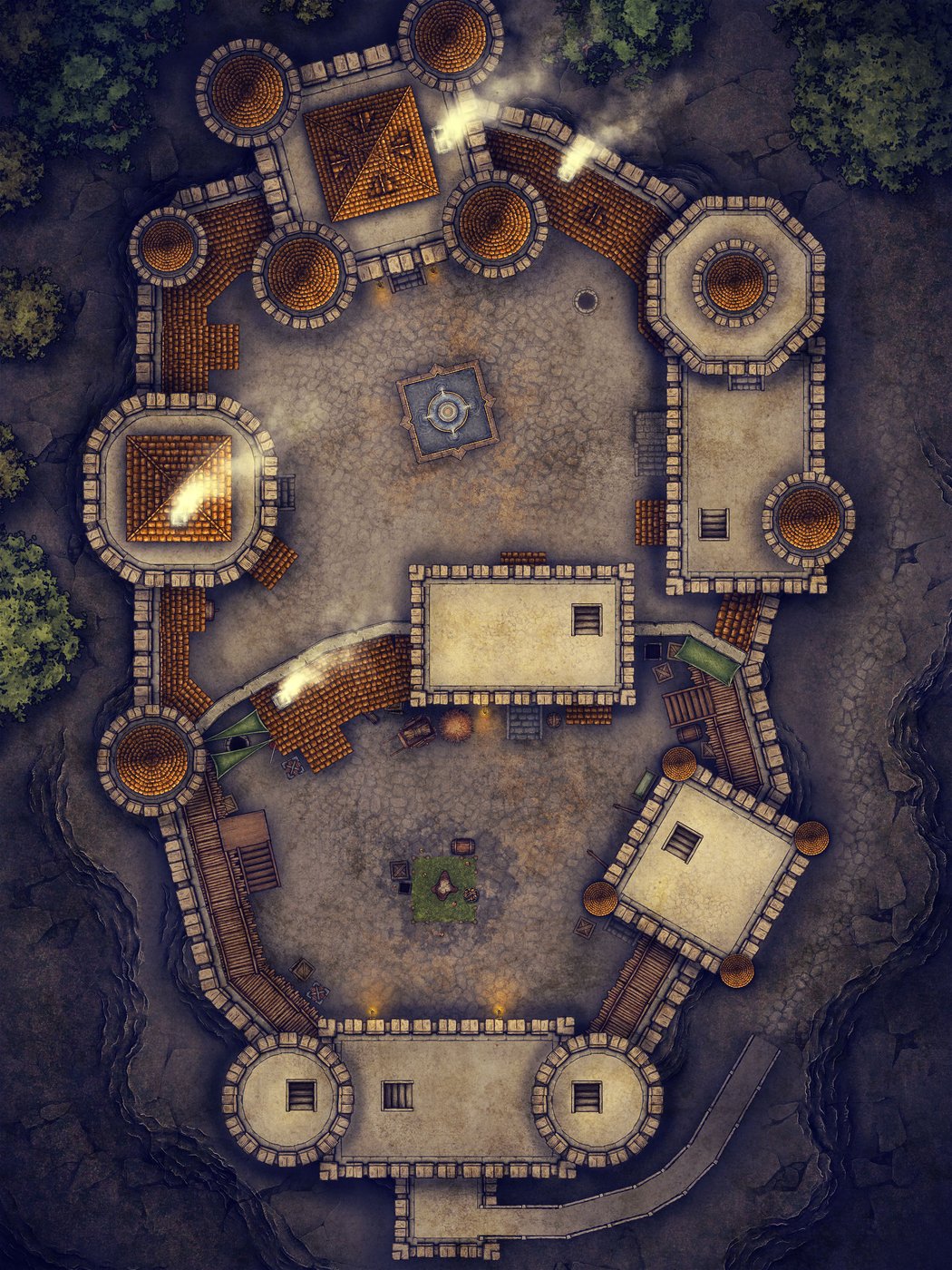 Castle Vladislaz | Inkarnate - Create Fantasy Maps Online