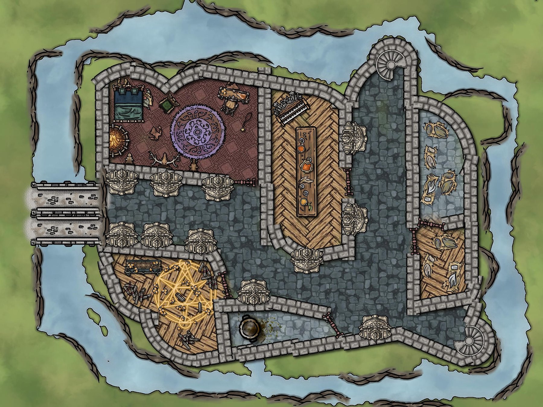 Ztazobar Castle | Inkarnate - Create Fantasy Maps Online