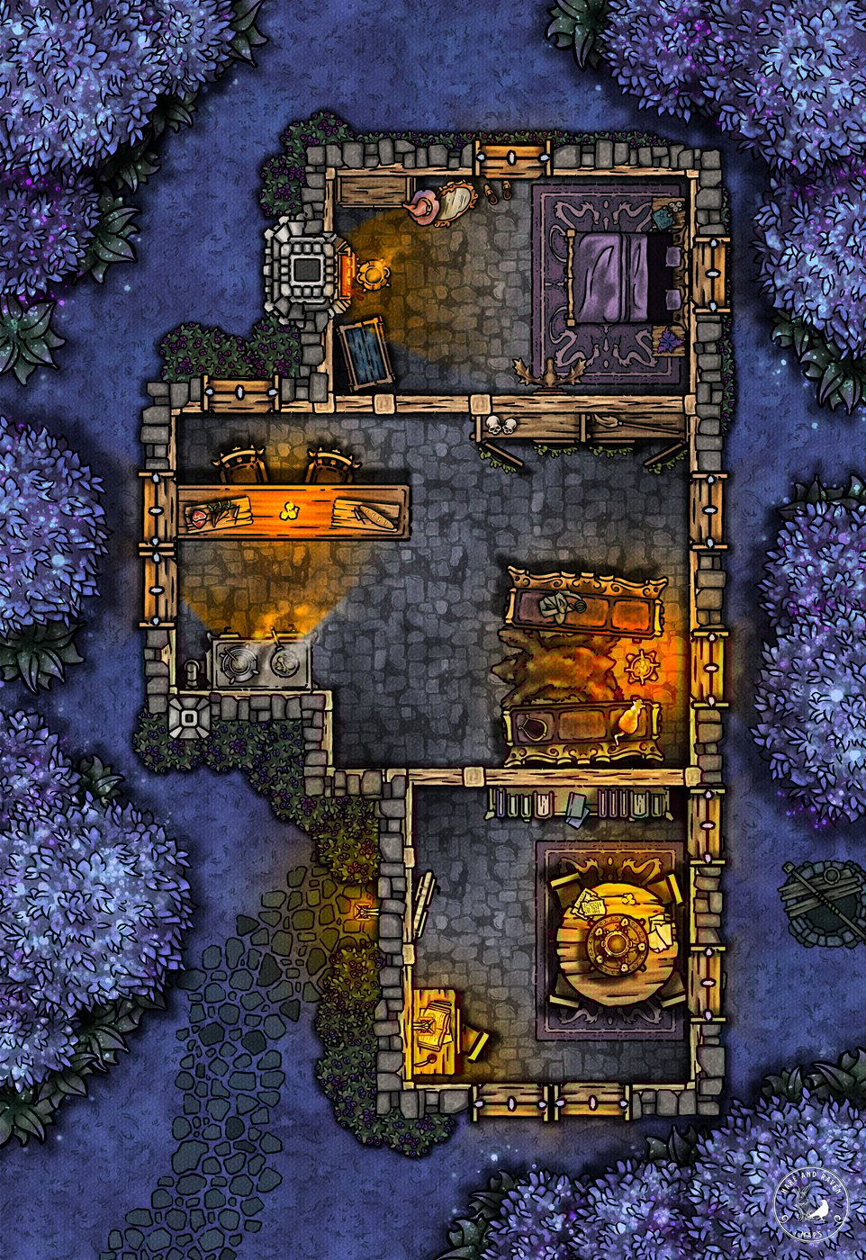 Lavender's Cottage | Inkarnate - Create Fantasy Maps Online