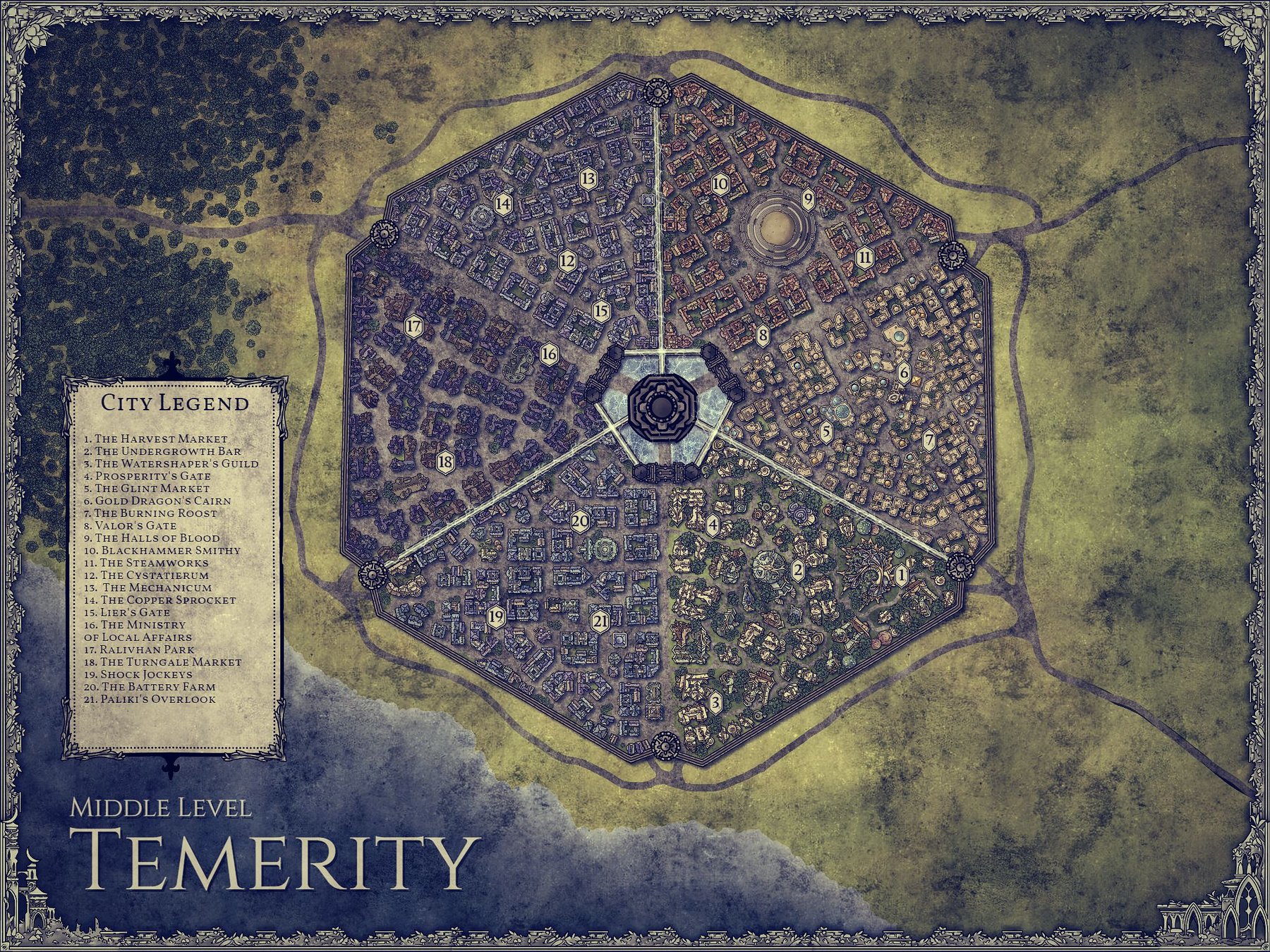 Temerity 2nd Level | Inkarnate - Create Fantasy Maps Online